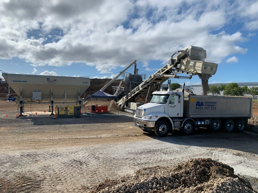 Pugmills, Blenders for Sale: IMS Track Twin Feed Hopper Pugmills, Four ...