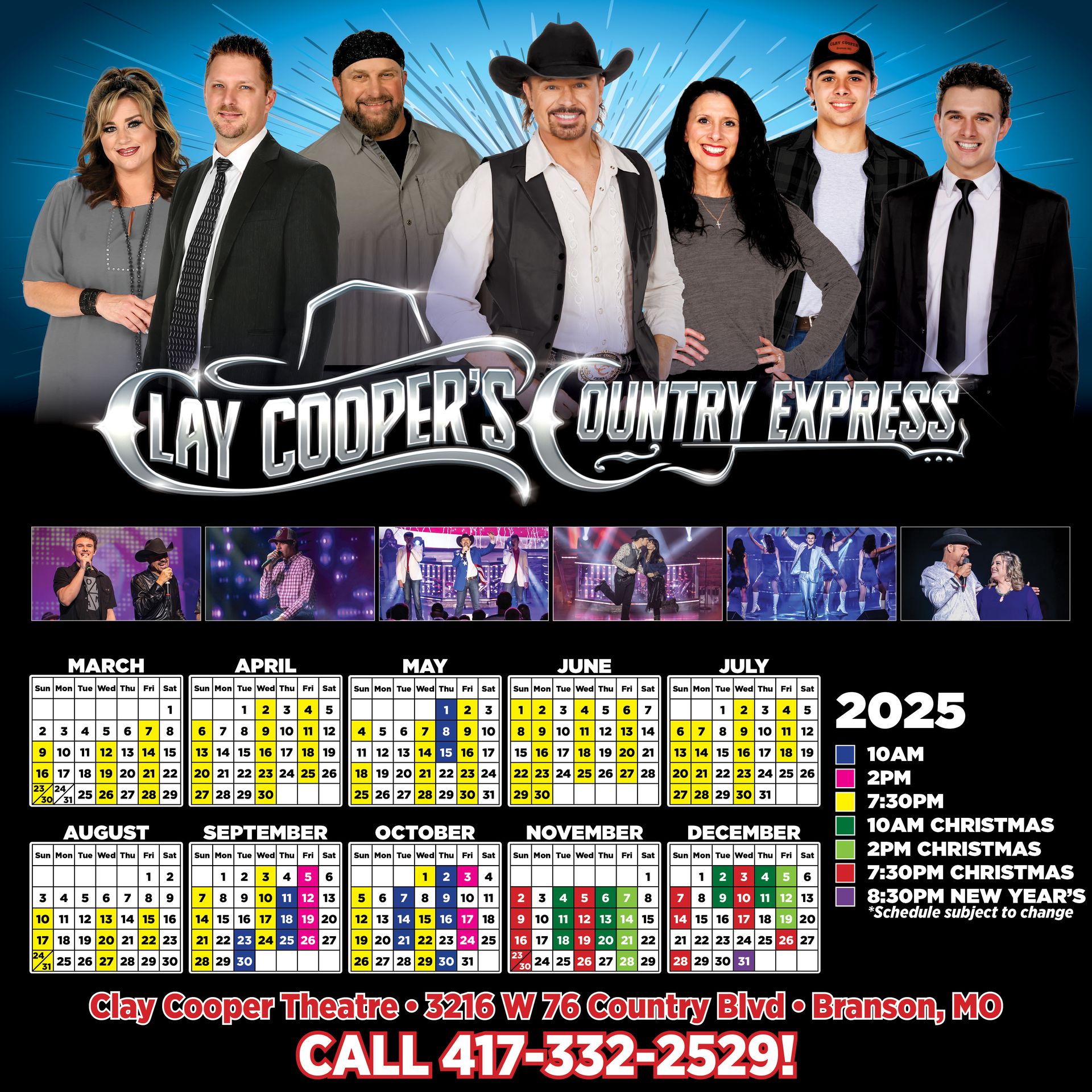Clay Cooper's Country Express | Clay Cooper Theatre