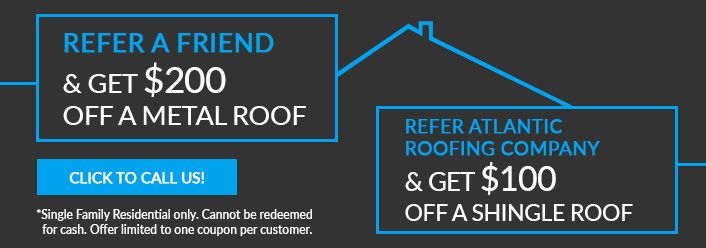 Current Roofing Specials | Atlantic Roofing Company