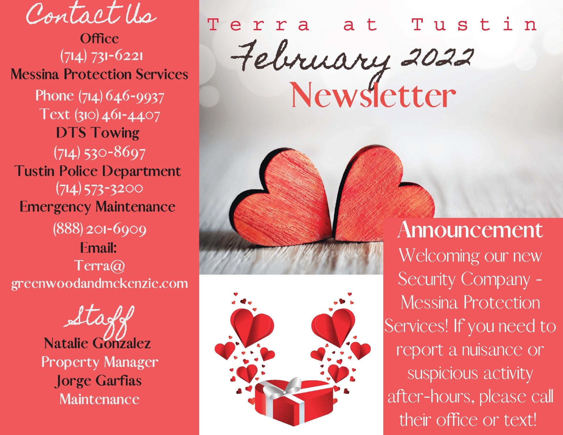 Resident Newsletter - February