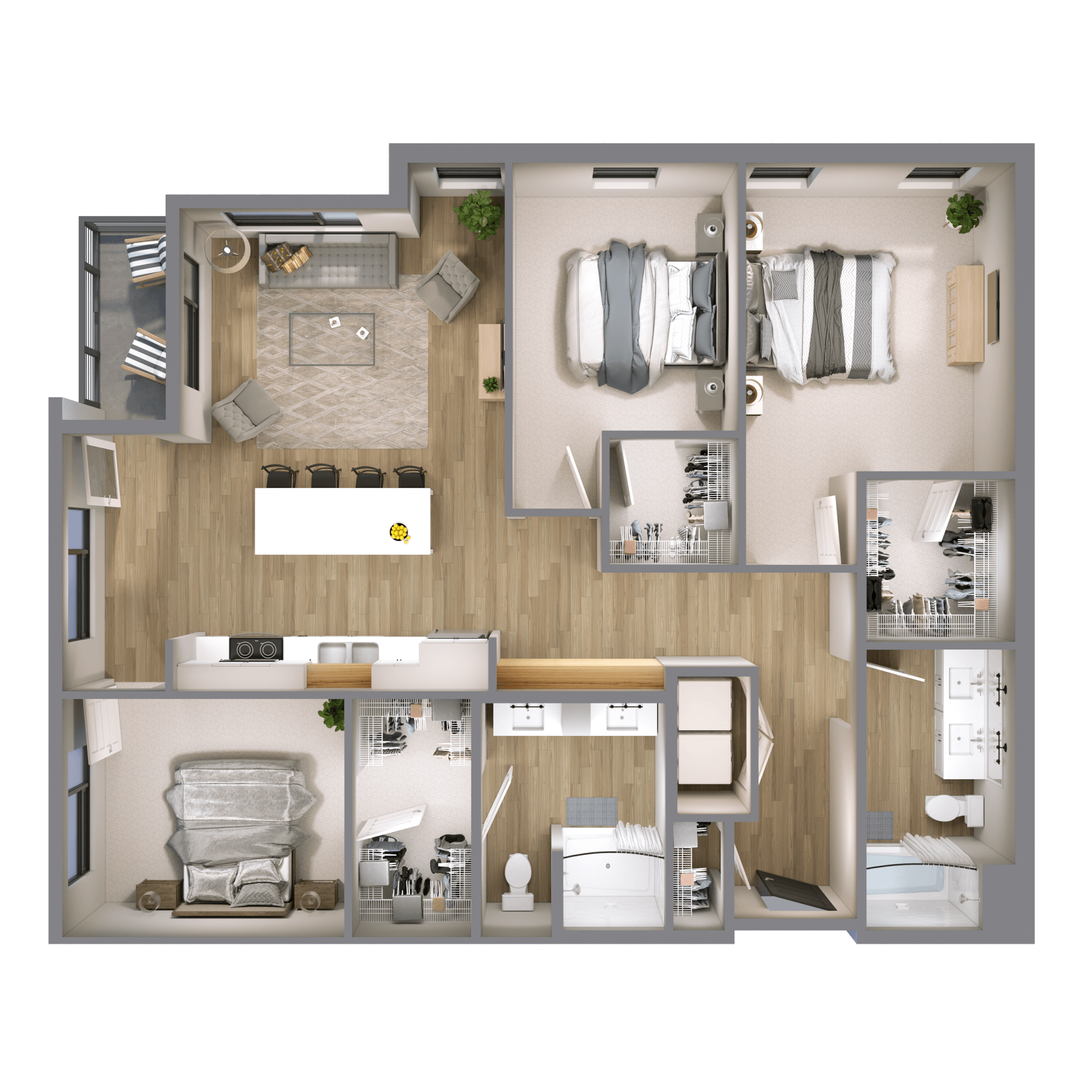 Lyv at Uptown & Main | Floor Plans