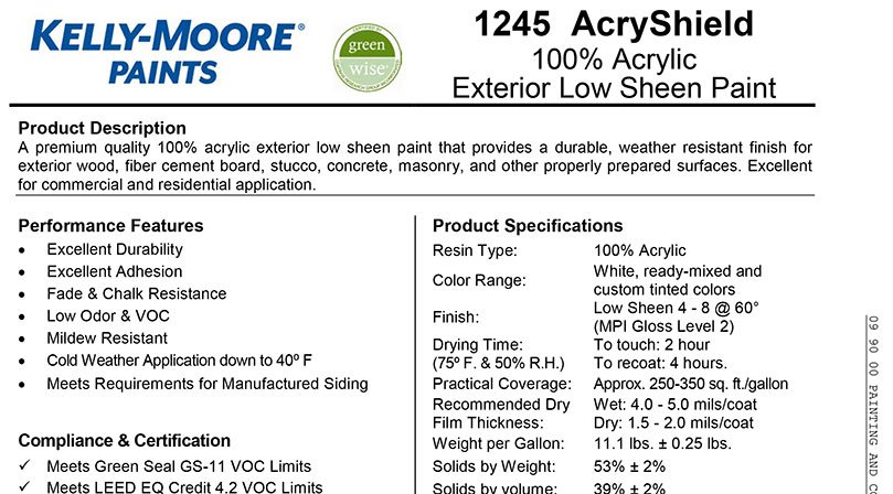 Paint Color Resources | Green Valley Painting, Inc.