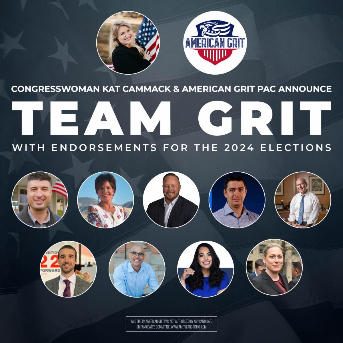 American Grit PAC Announces First Round of Endorsements