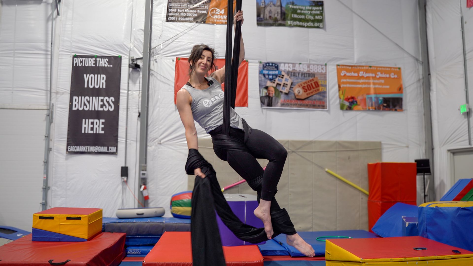 Aerial Silks Classes | Emilia's Acrobatics, Gymnastics, & Cheer