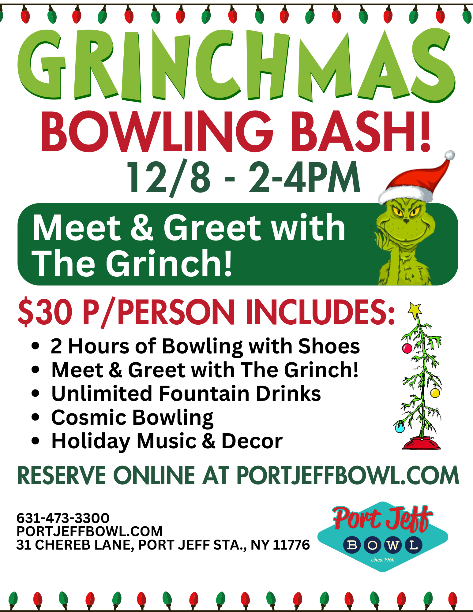 Upcoming Events | Port Jeff Bowl