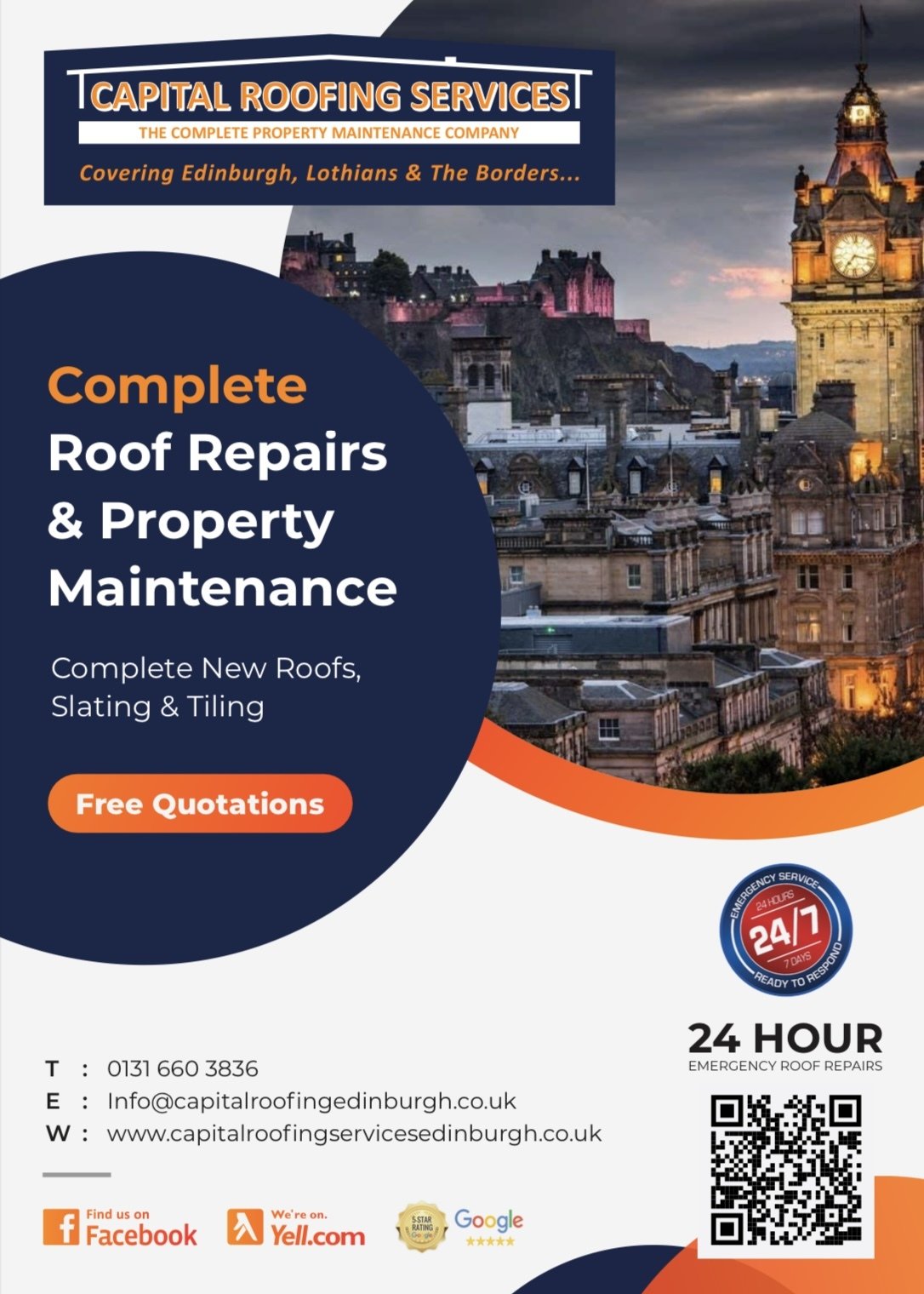 Capital Roofing Services - Roofing Services Edinburgh - Roofers