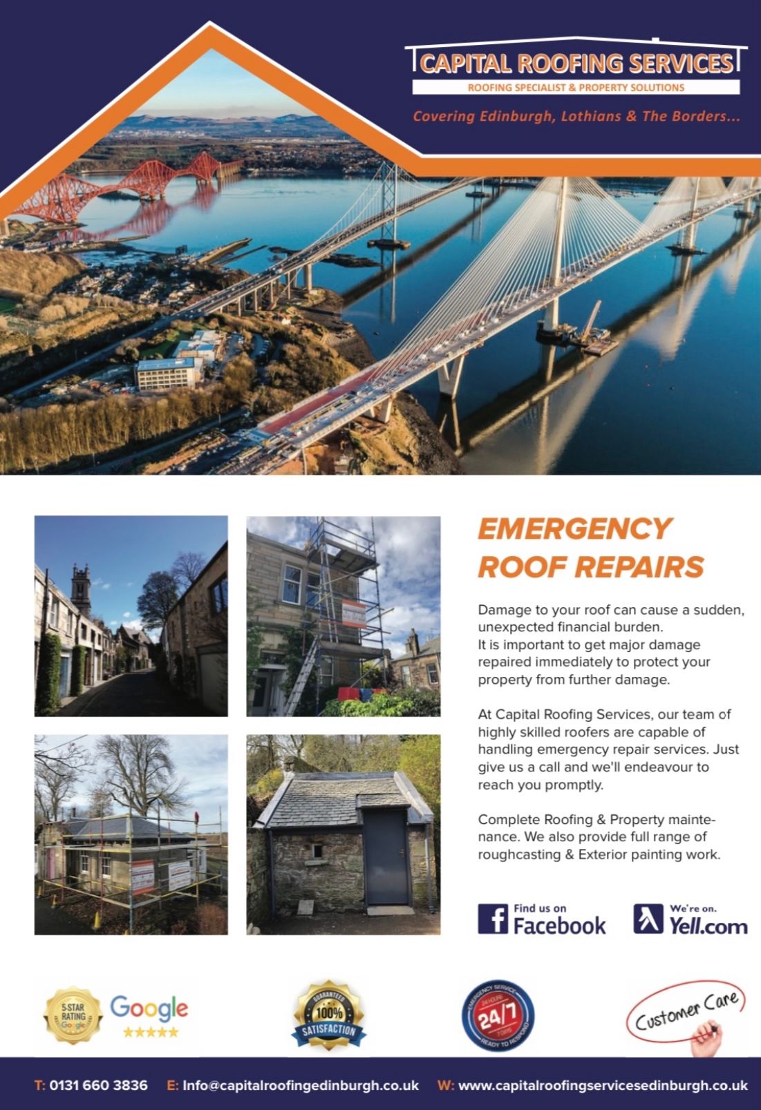 Capital Roofing Services - Roofing Services Edinburgh - Roofers