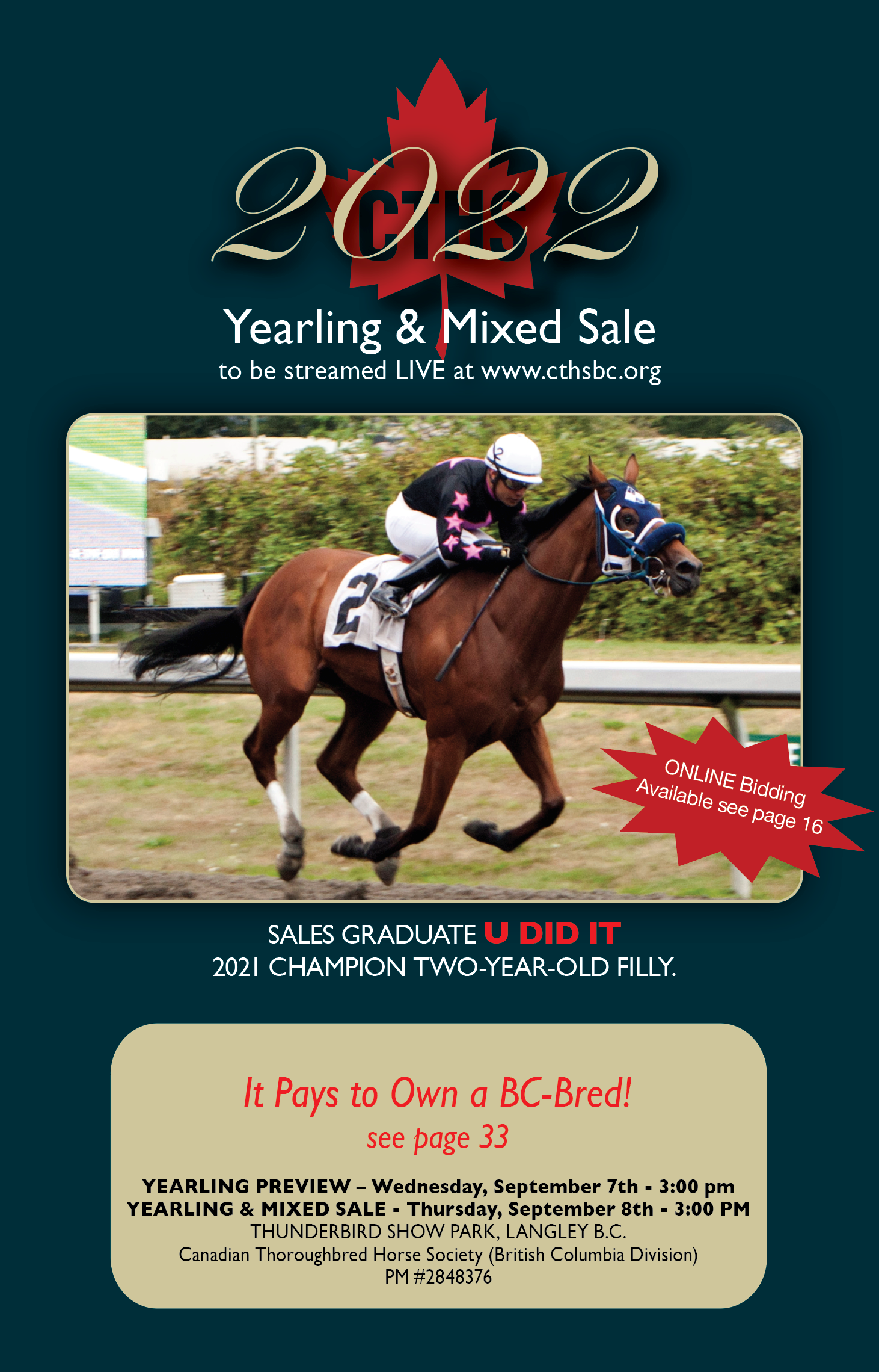 Sale Results CTHS BC DIvison