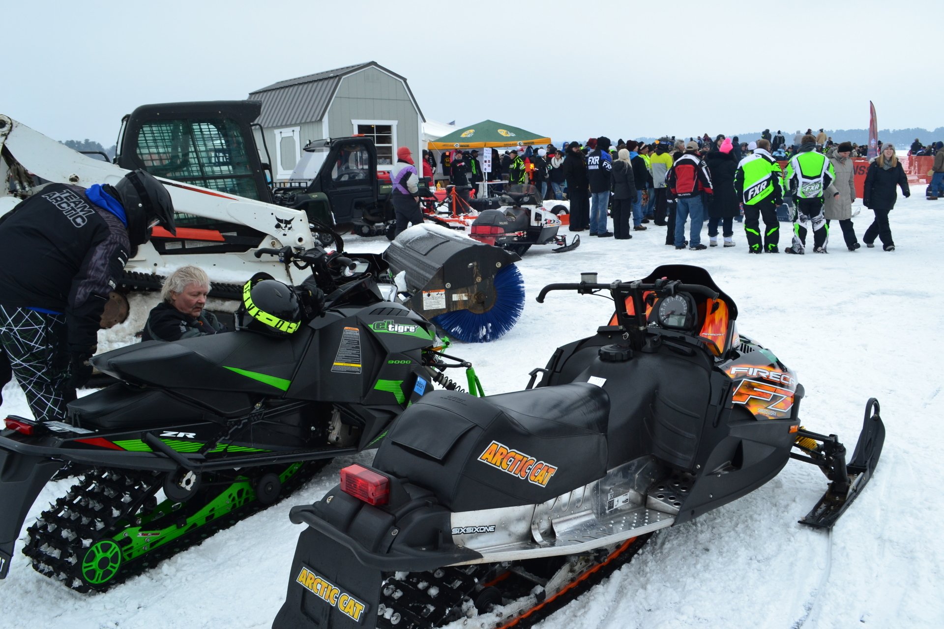 Snowmobile Racing, Speed, Bikini Run | Chetek Winter Fest