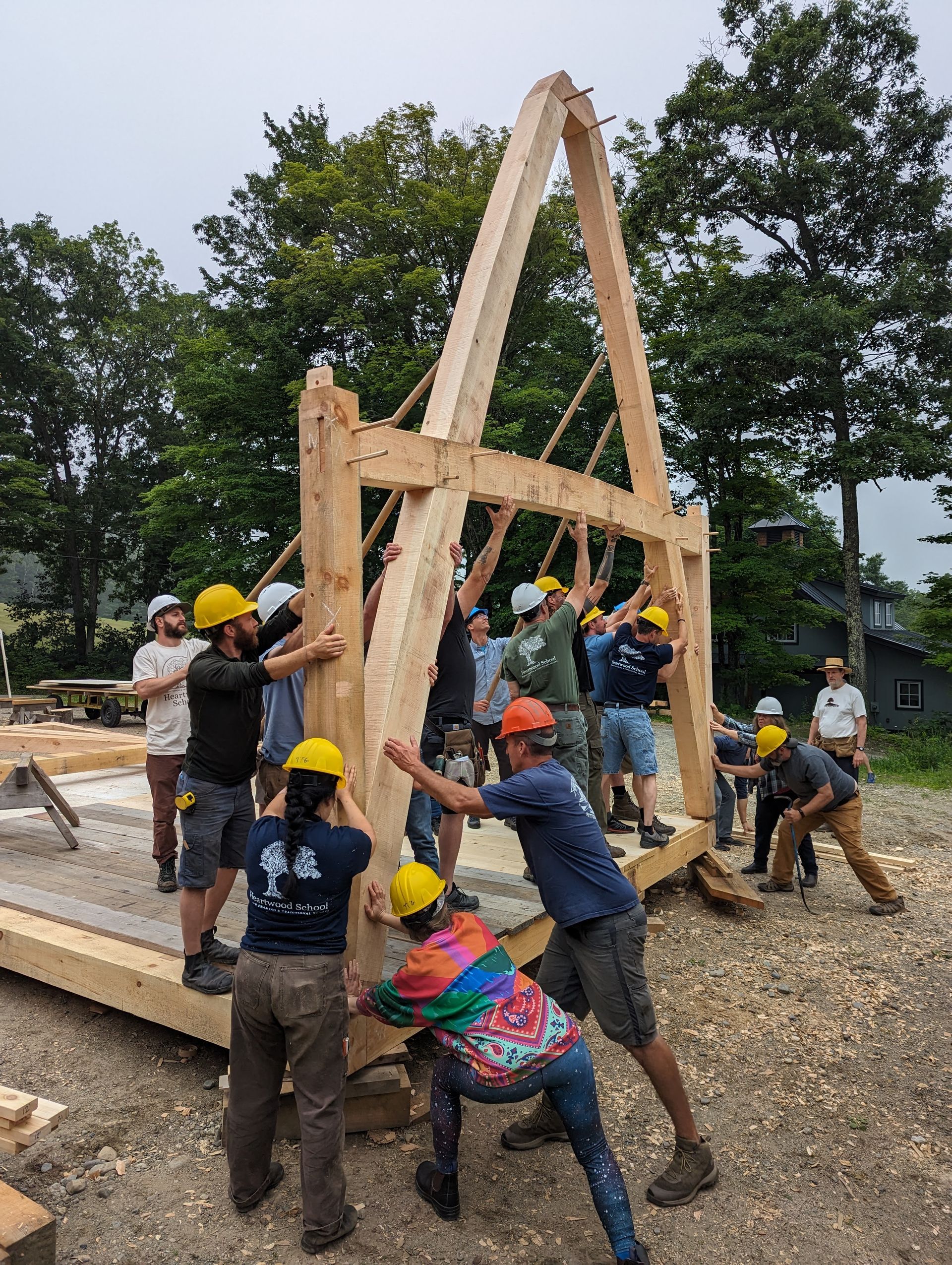 Learn Timber Framing | The Heartwood School