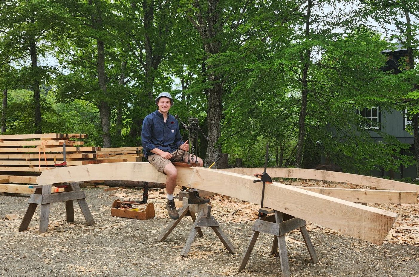Learn Timber Framing | The Heartwood School