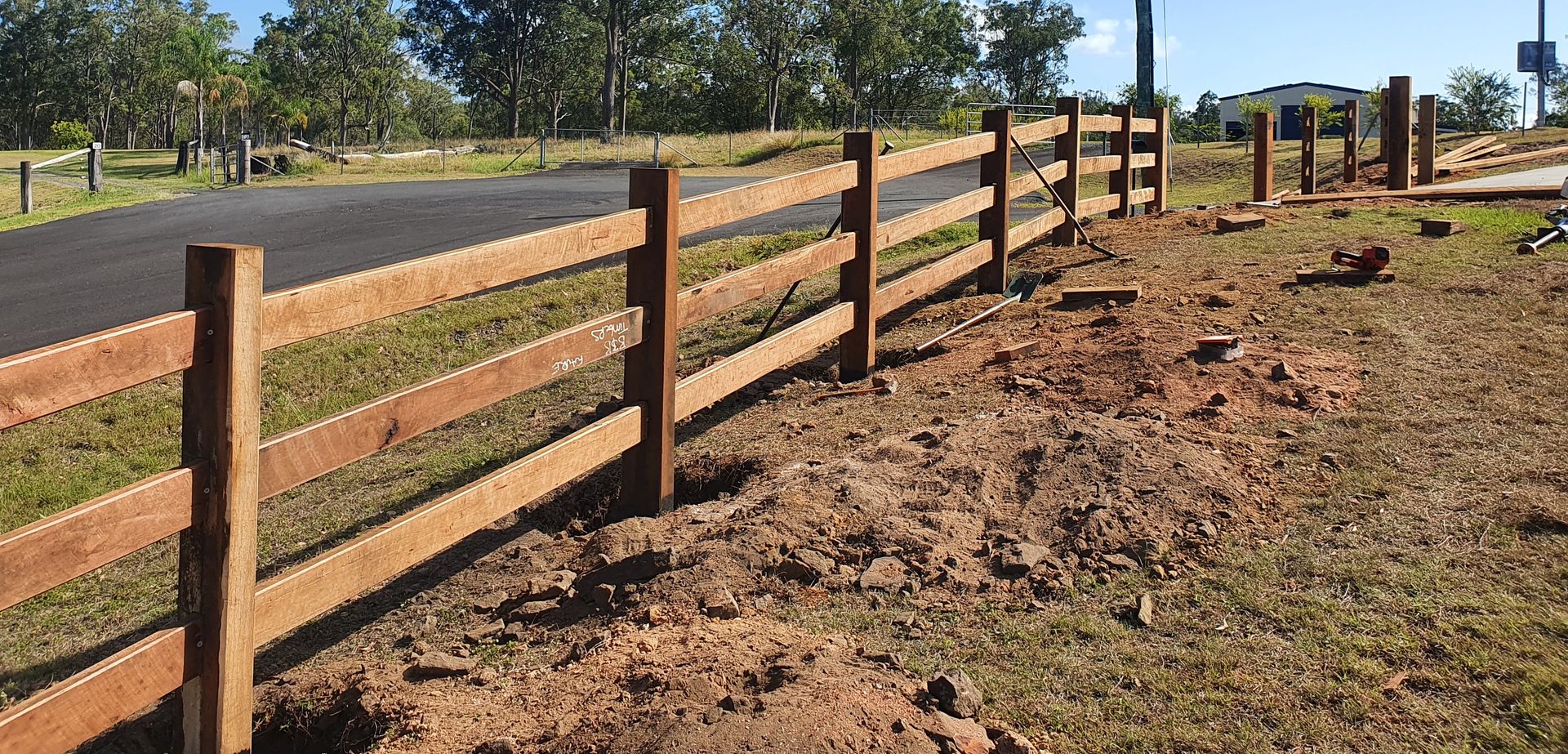 Post & Rail Fencing in Ballina | B & B Timbers