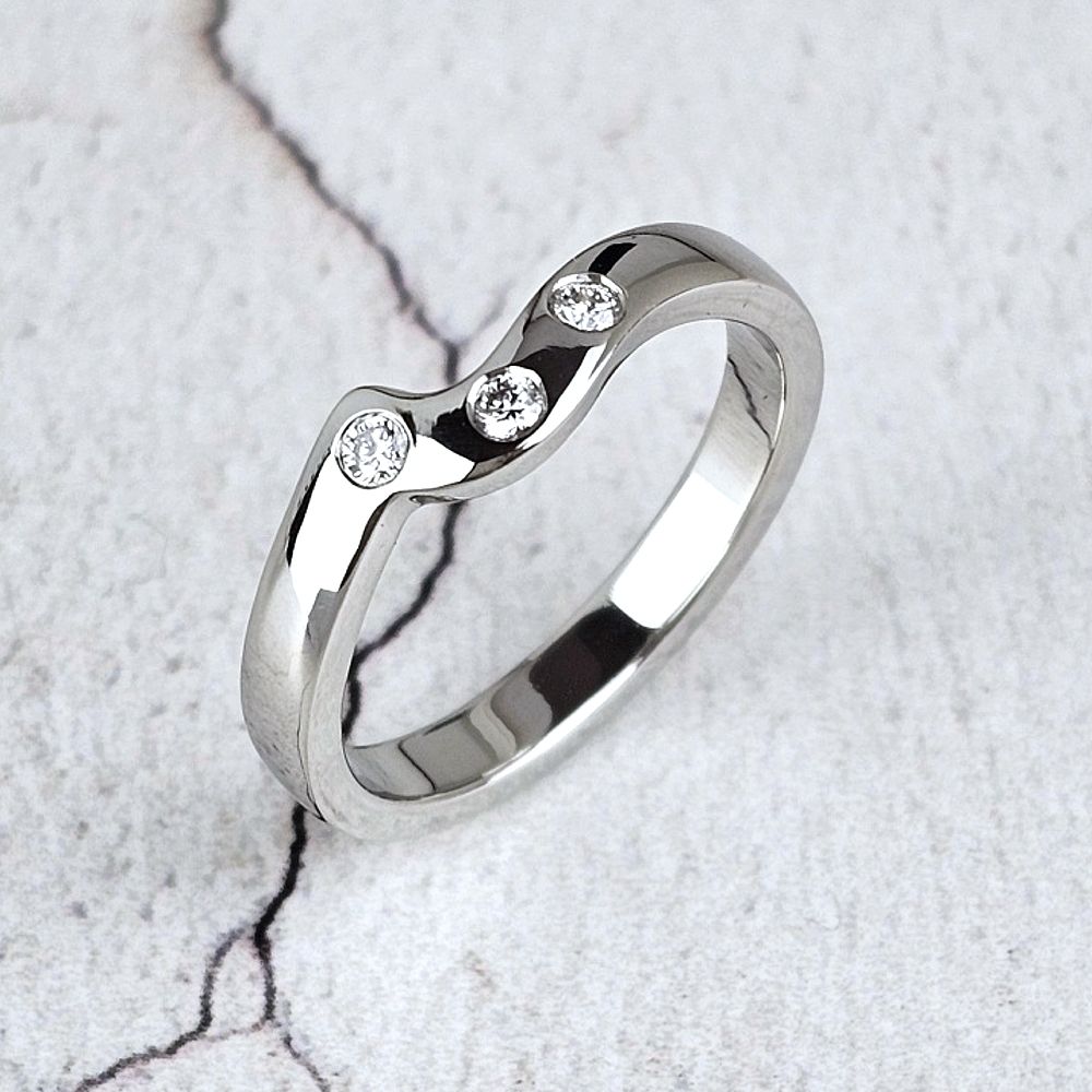 Fitted Wedding Rings |Shaped Wedding Rings | Sussex