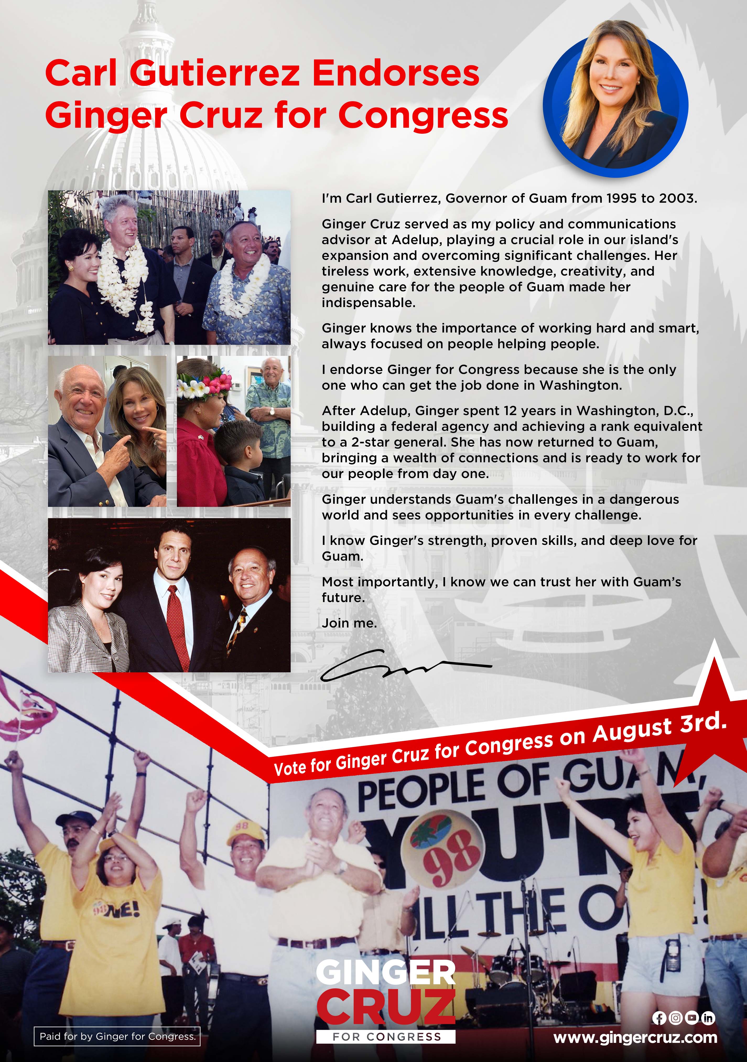 Ginger Cruz for Congress | Support for Washington Delegate