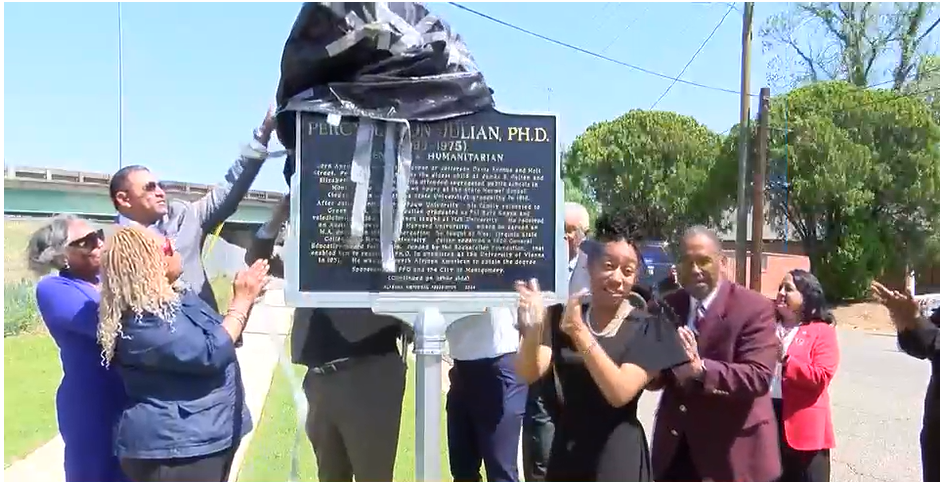 Historical marker unveiled to honor Dr. Percy Julian