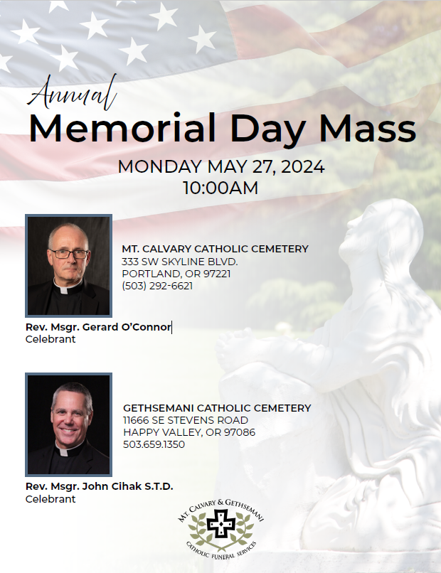 Mt. Calvary & Gethsemani Catholic Funeral Services | Happy Valley , OR
