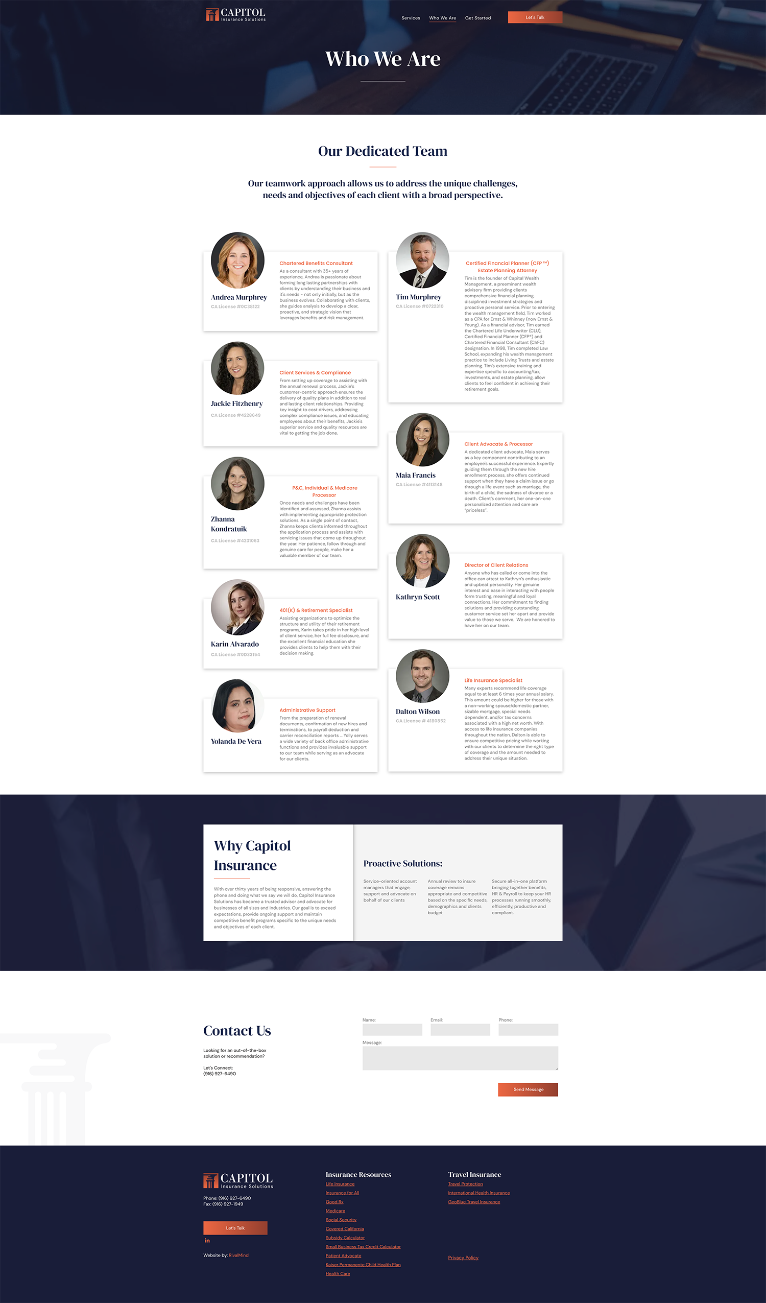 Capitol Insurance Website Case Study | RivalMind