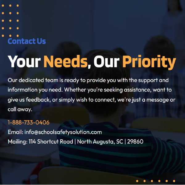 School Safety Solution Website Case Study | RivalMind