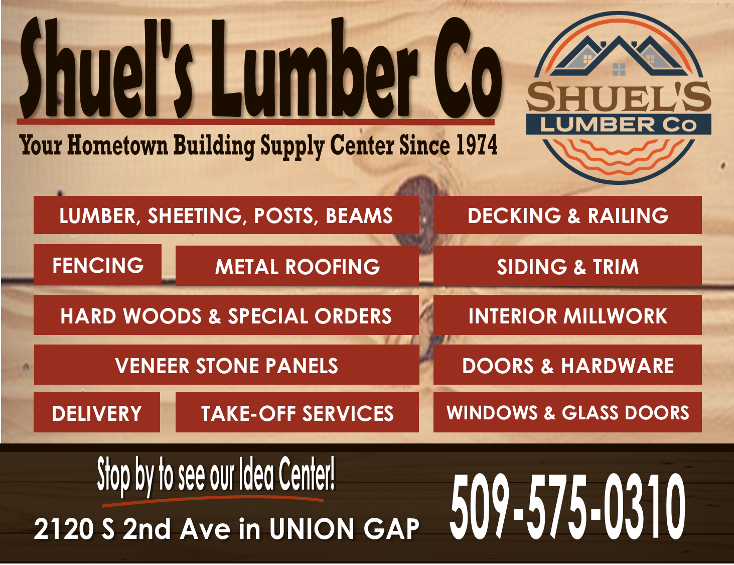 Building Materials | Lumber | Union Gap, WA | Shuel’s Lumber Co.