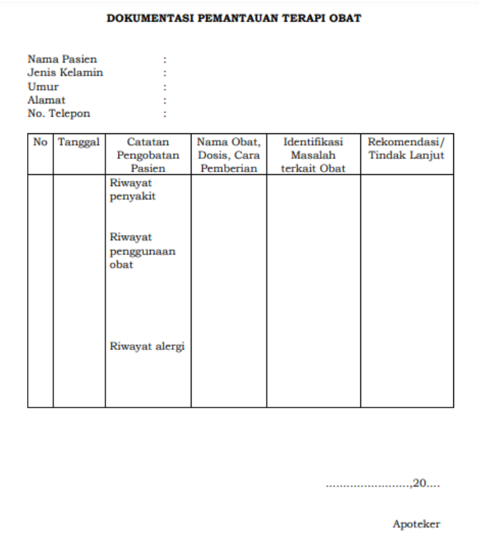 Bagaimana Cara Apoteker Melakukan Pemantauan Terapi Obat (PTO)?
