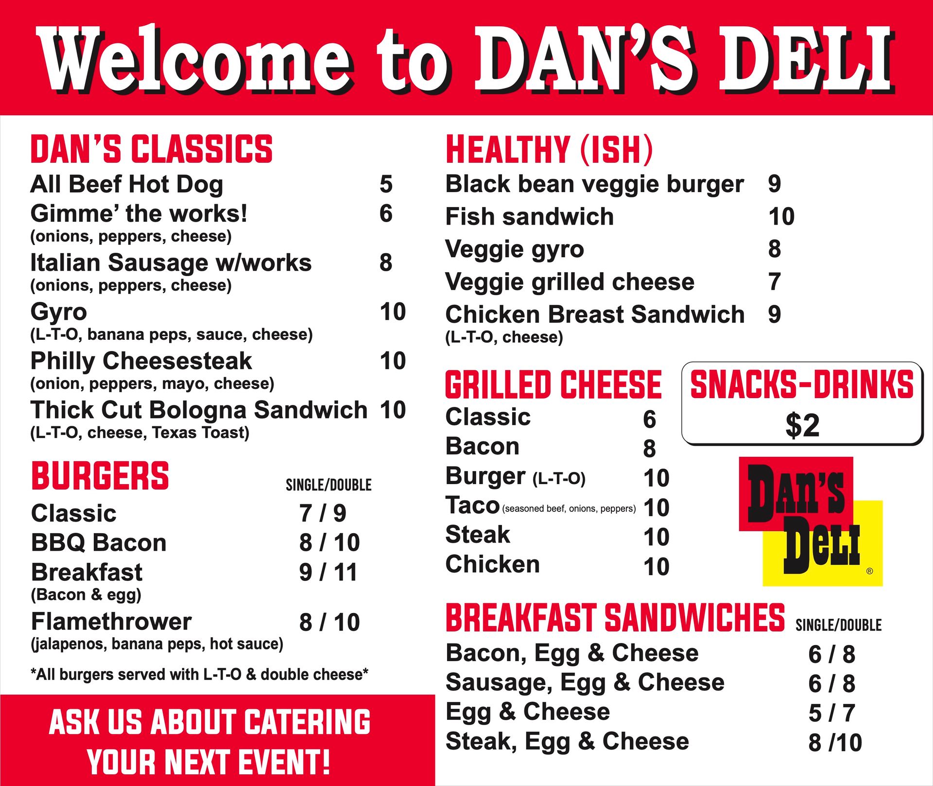 Dan's Deli #54 Columbus' Premier Grill
