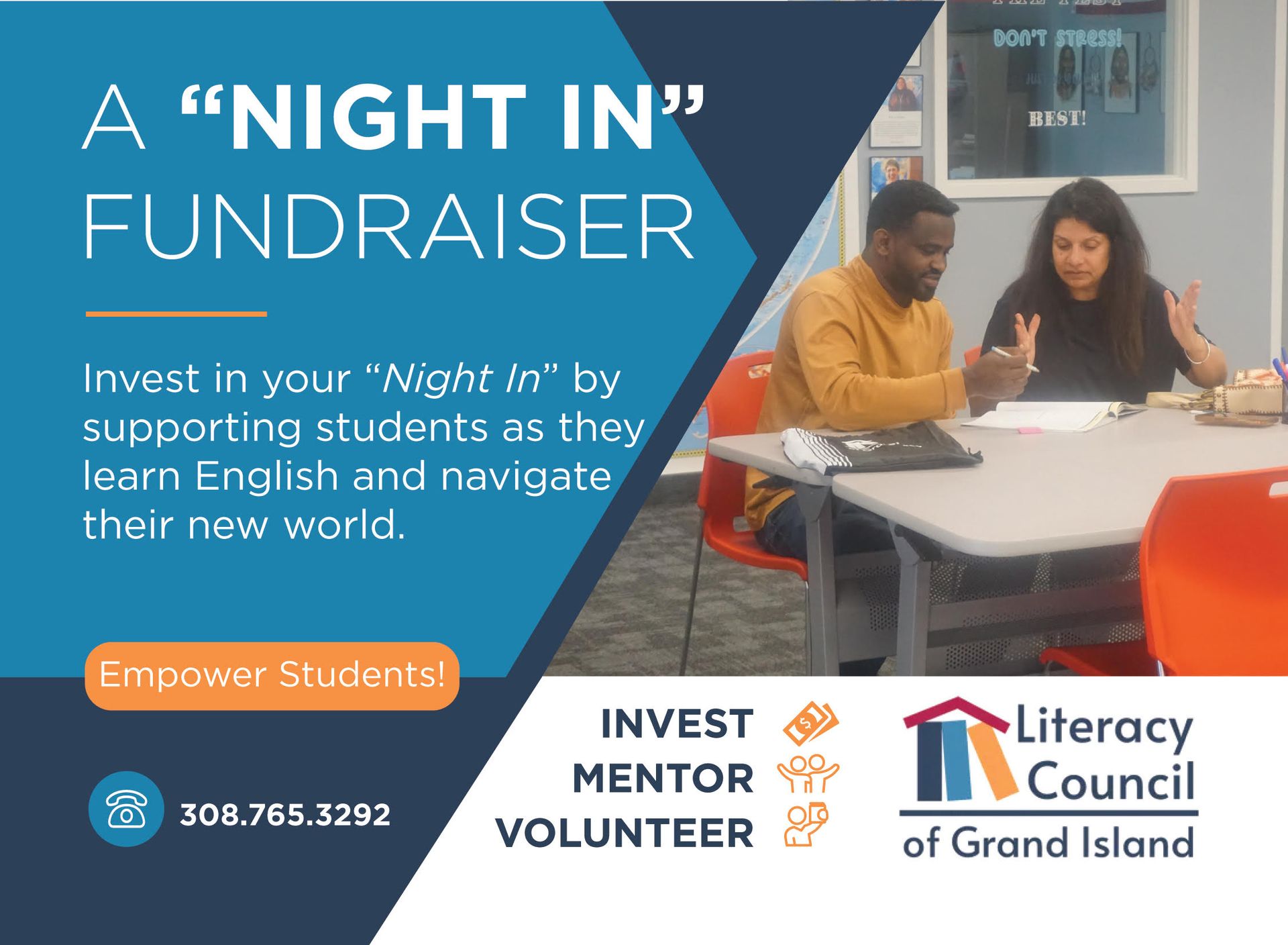 Night In Fundraiser | Grand Island Literacy Council