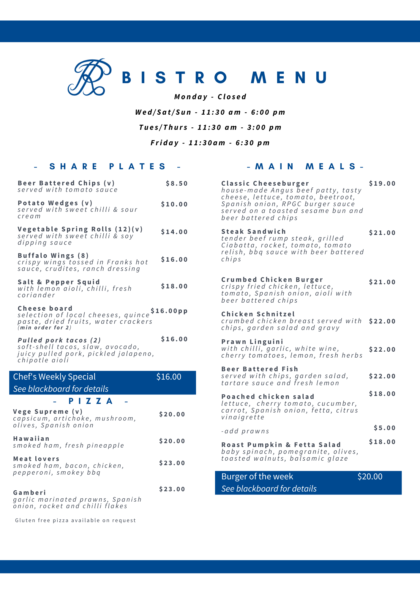 Dining at Ryde-Parramatta Golf Club | Private Golf Club | Sydney