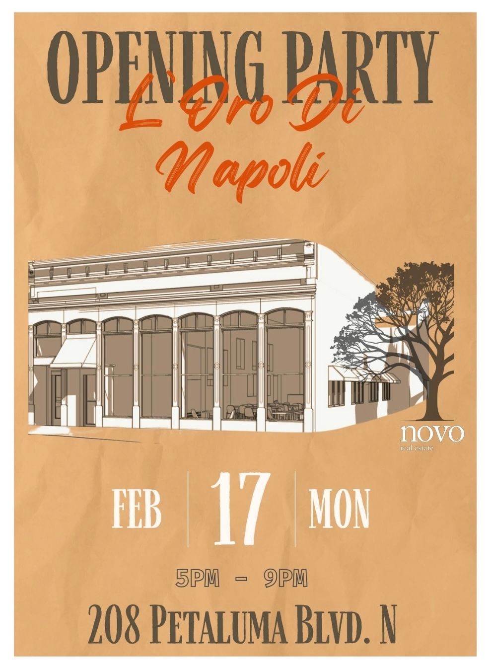 Grand Opening of L'Oro Di Napoli in Petaluma