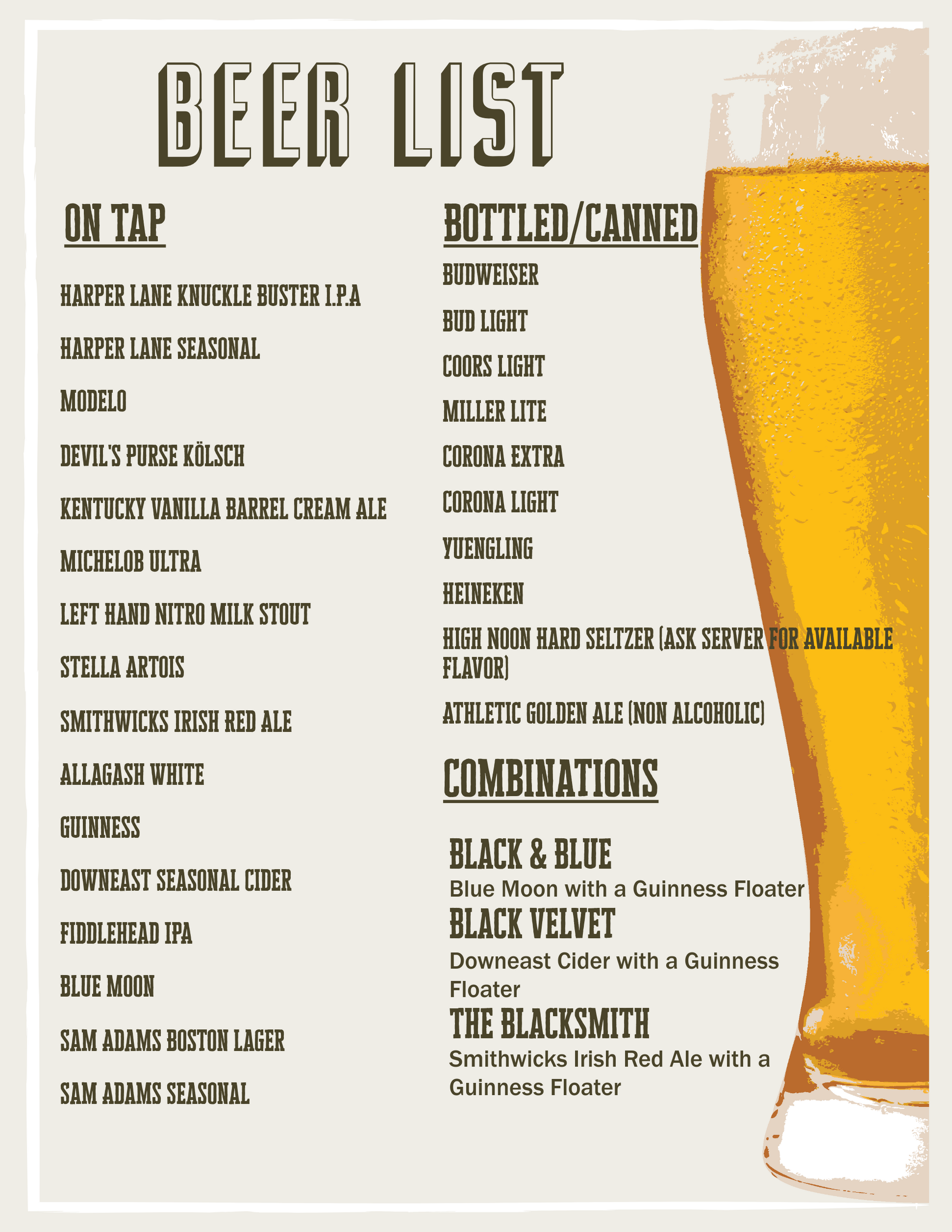 Beer | Middleboro, MA | The Charred Oak Tavern