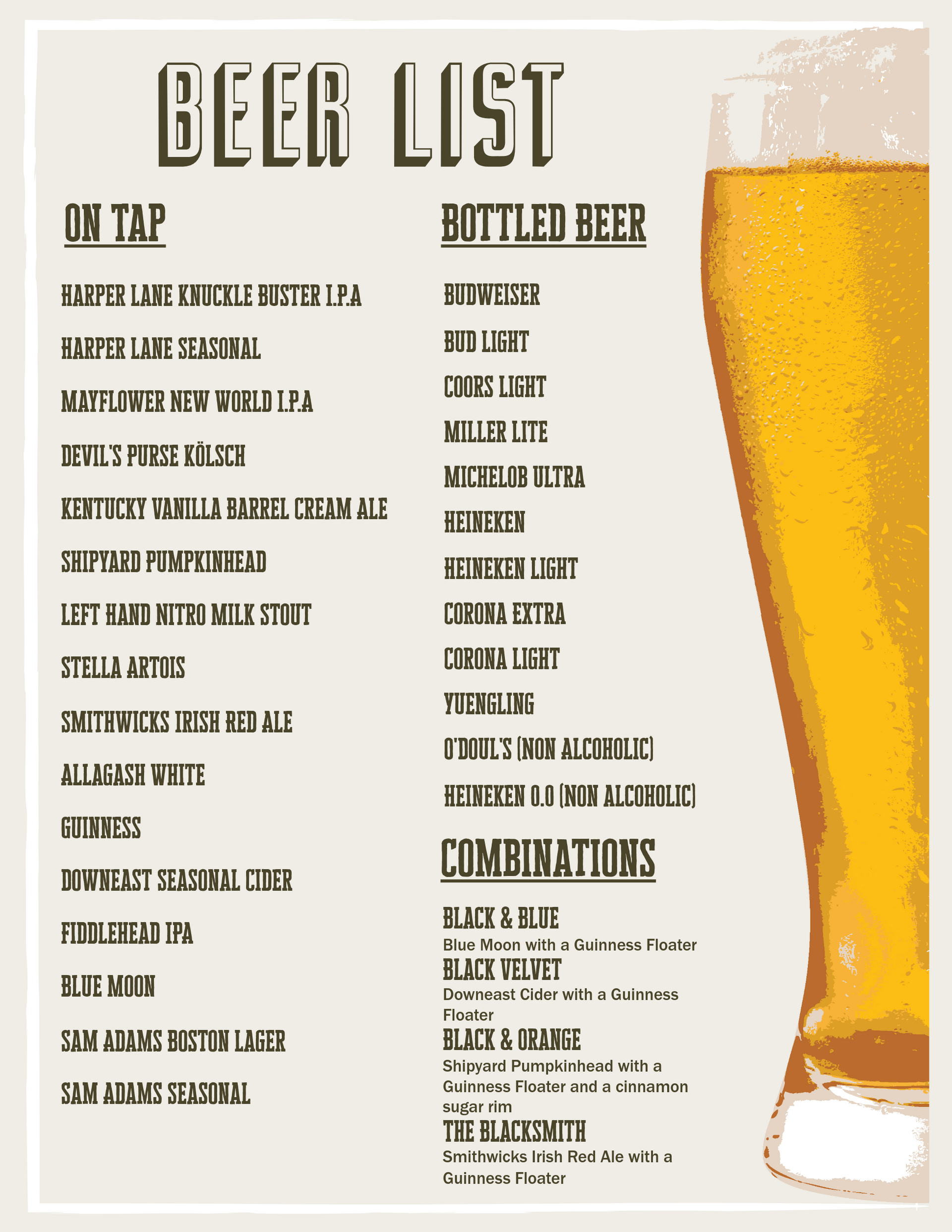 Beer | Middleboro, MA | The Charred Oak Tavern