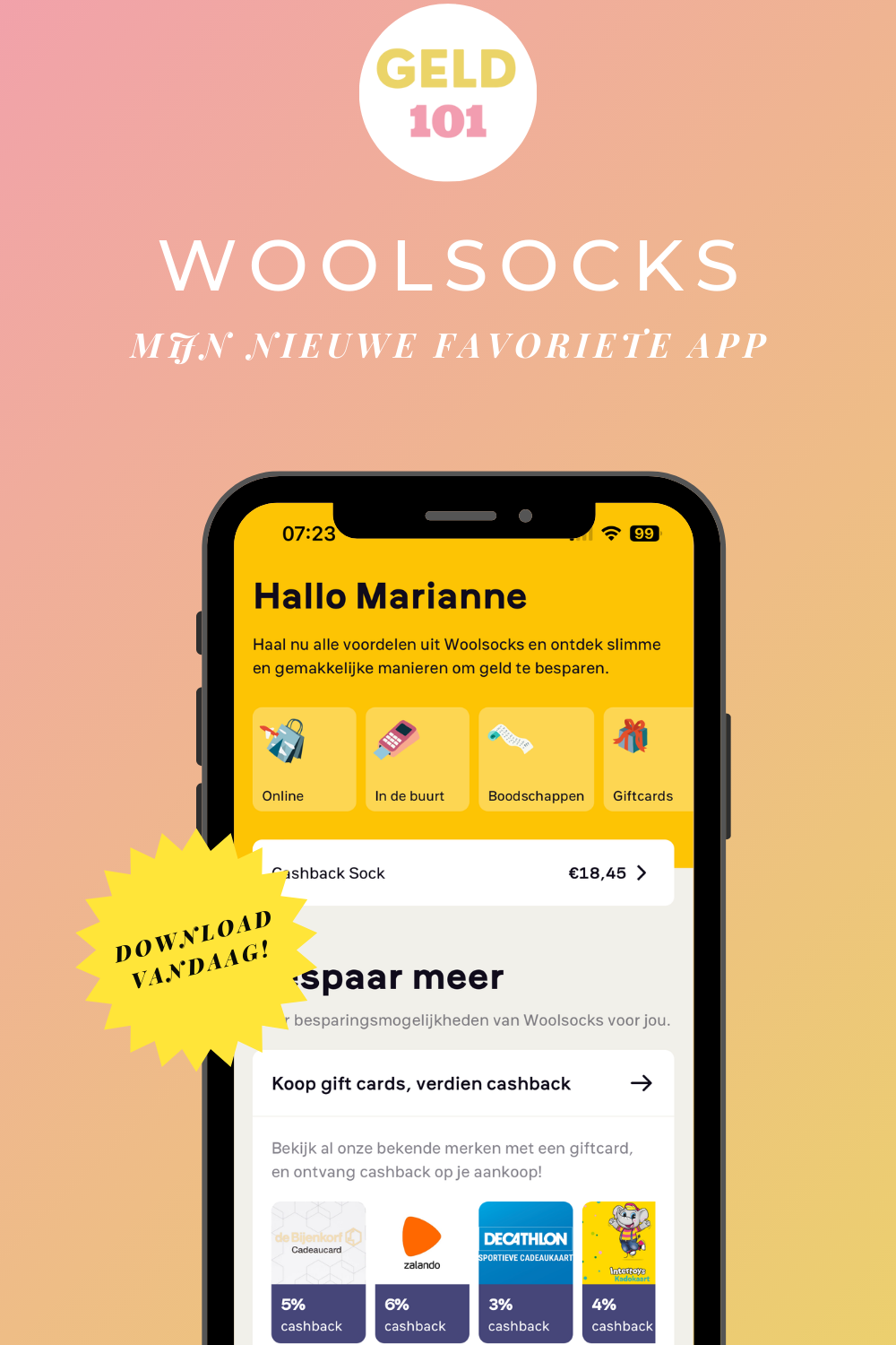 Woolsocks - mijn nieuwe favoriete app