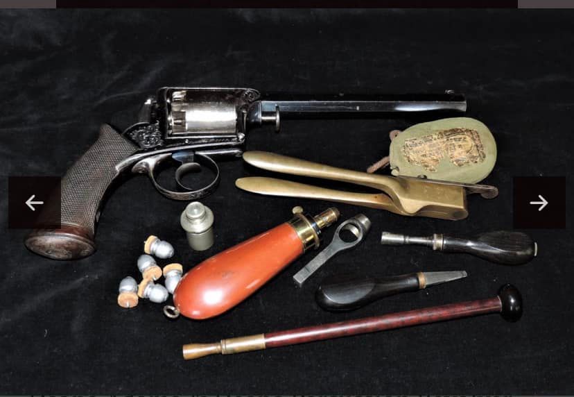 Historical Use of Wads in Percussion Revolvers