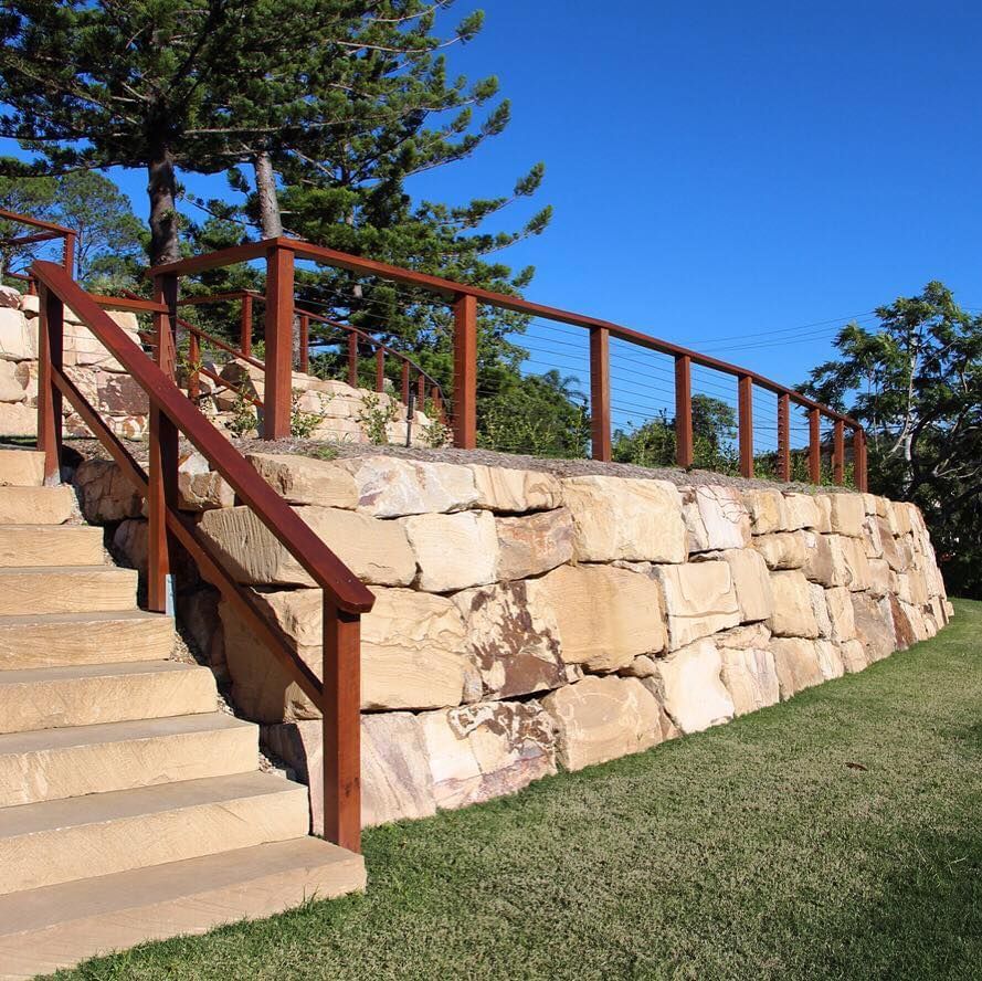 Landscape Design in Brisbane | Australian Rock Walls