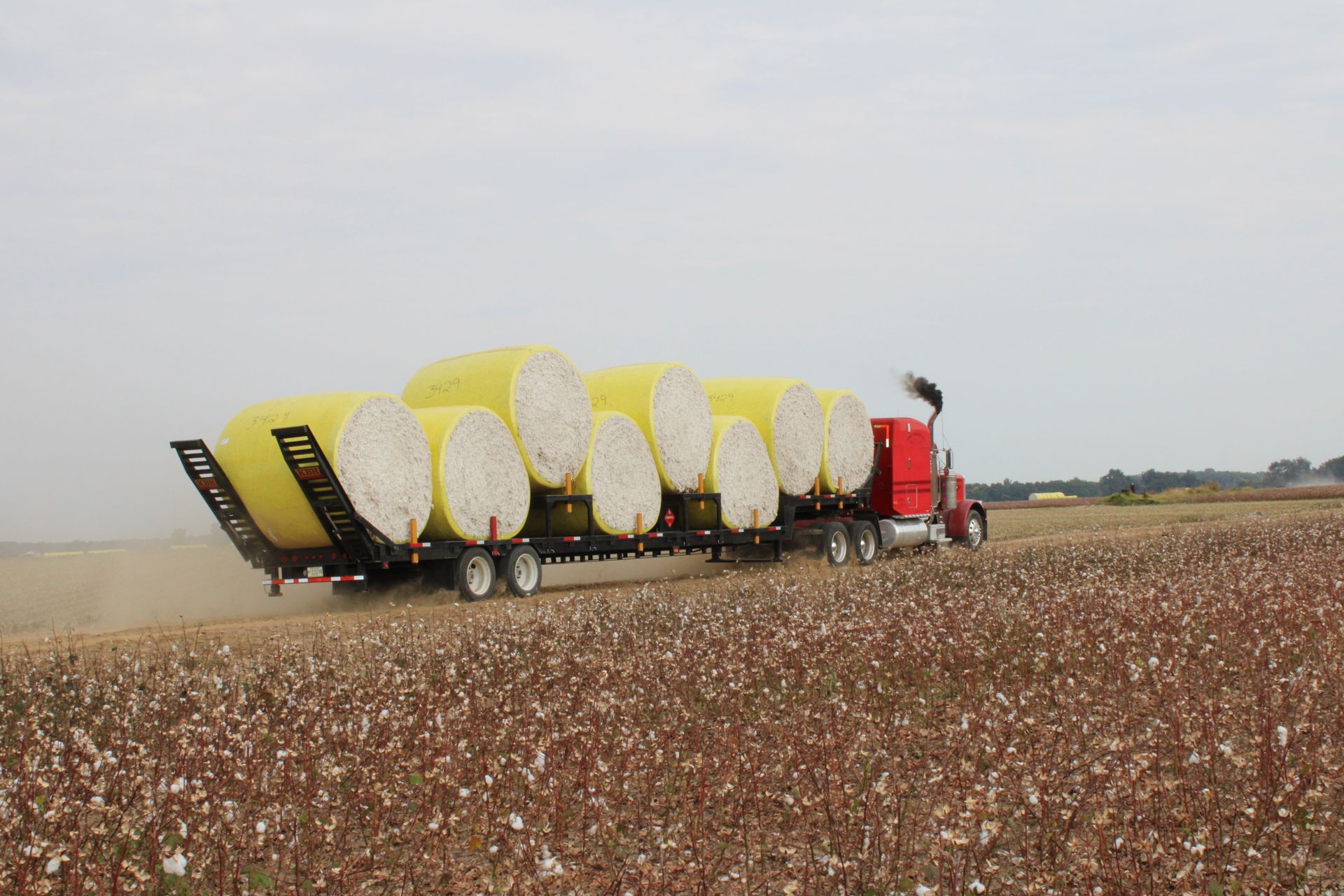Round Cotton Module Transport Trailer | KBH Equipment
