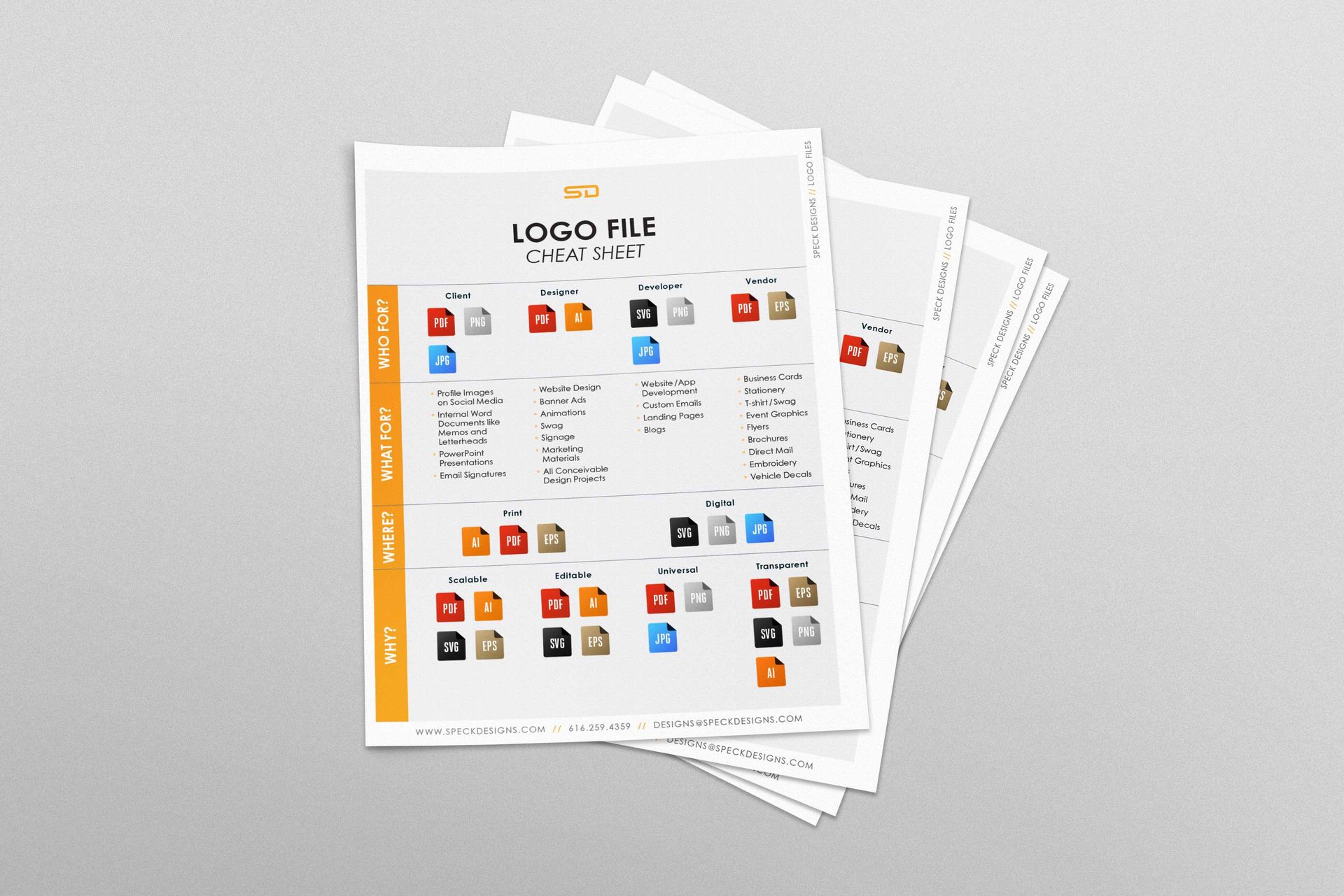 Custom Logo Design in West Michigan | Speck Designs