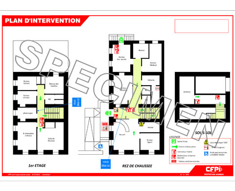 Creation de Schema D'évacuation & D'intervention