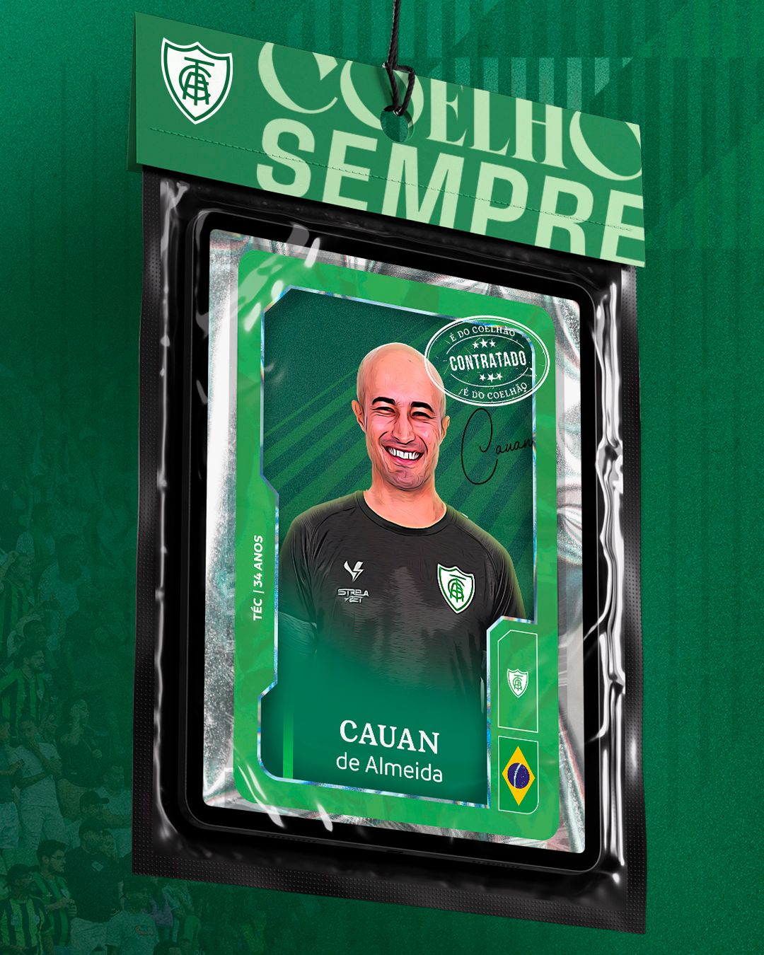 Cauan de Almeida é o novo treinador do Coelho