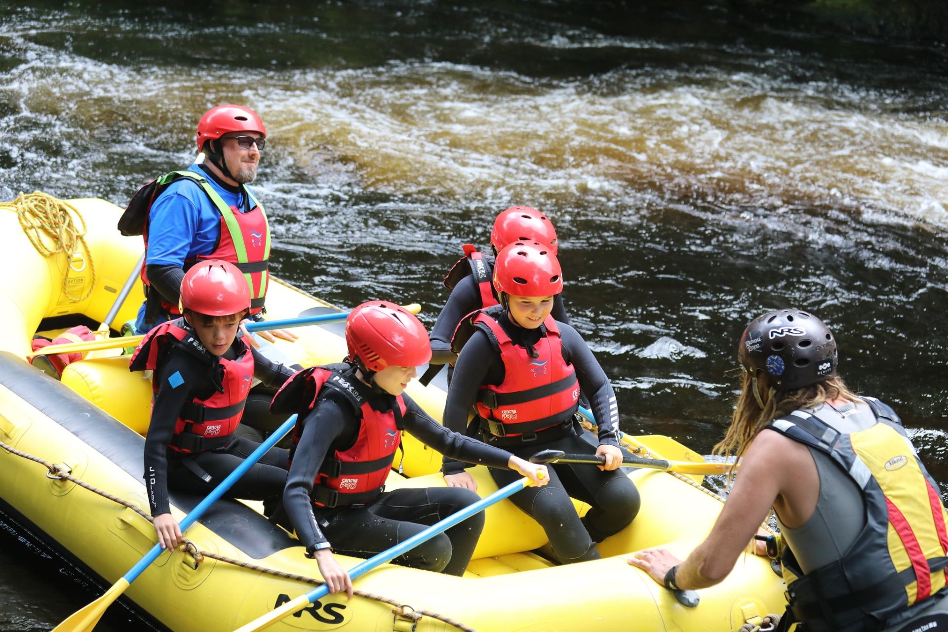 Schools and youth groups at Canolfan Tryweryn