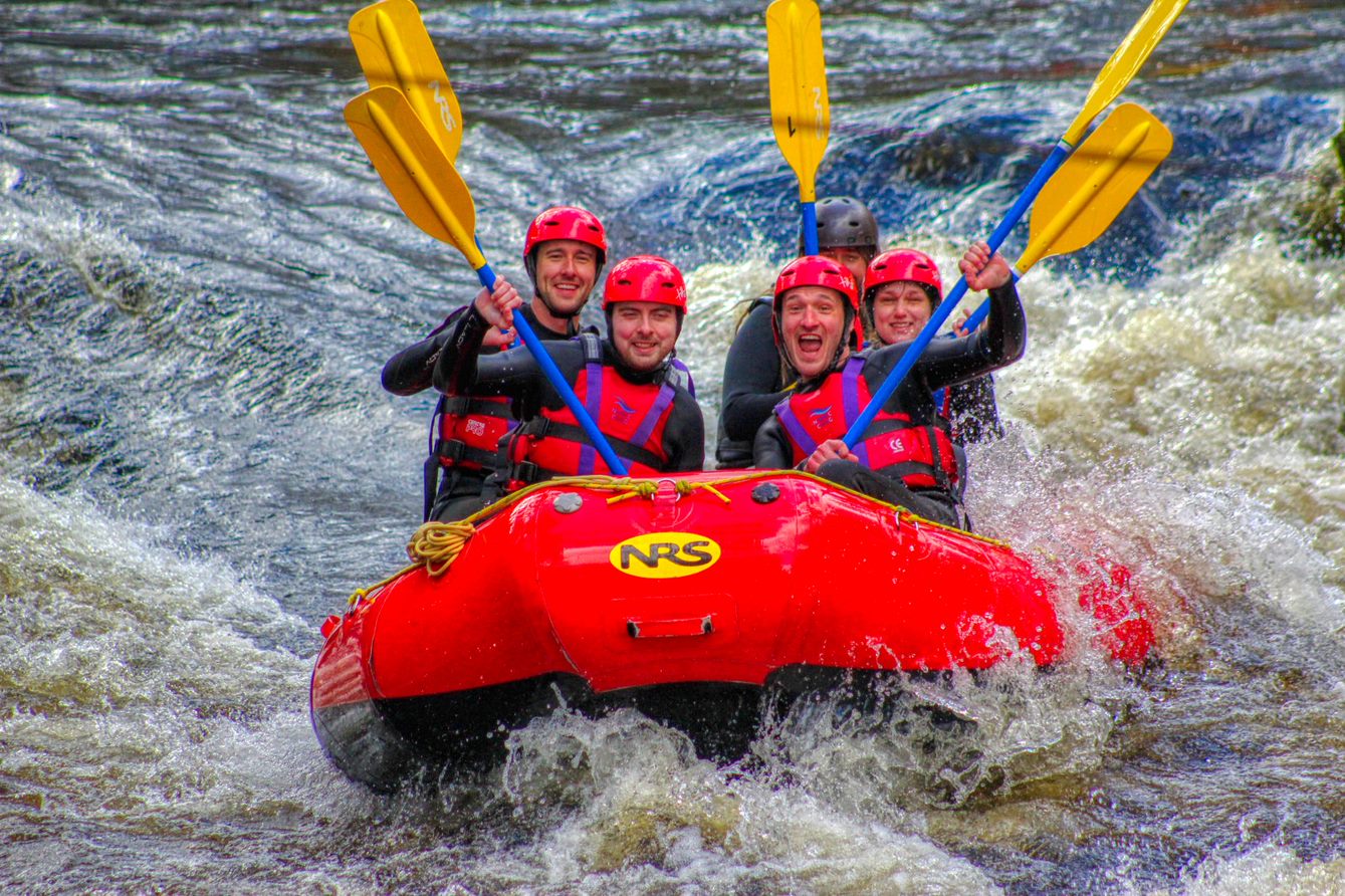 White Water Rafting Activities in Snowdonia, Wales