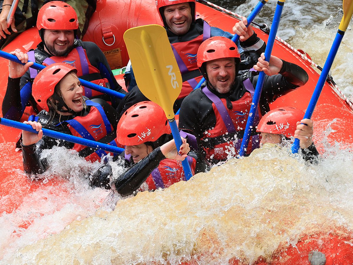 Whitewater Rafting in Snowdonia, North Wales, UK