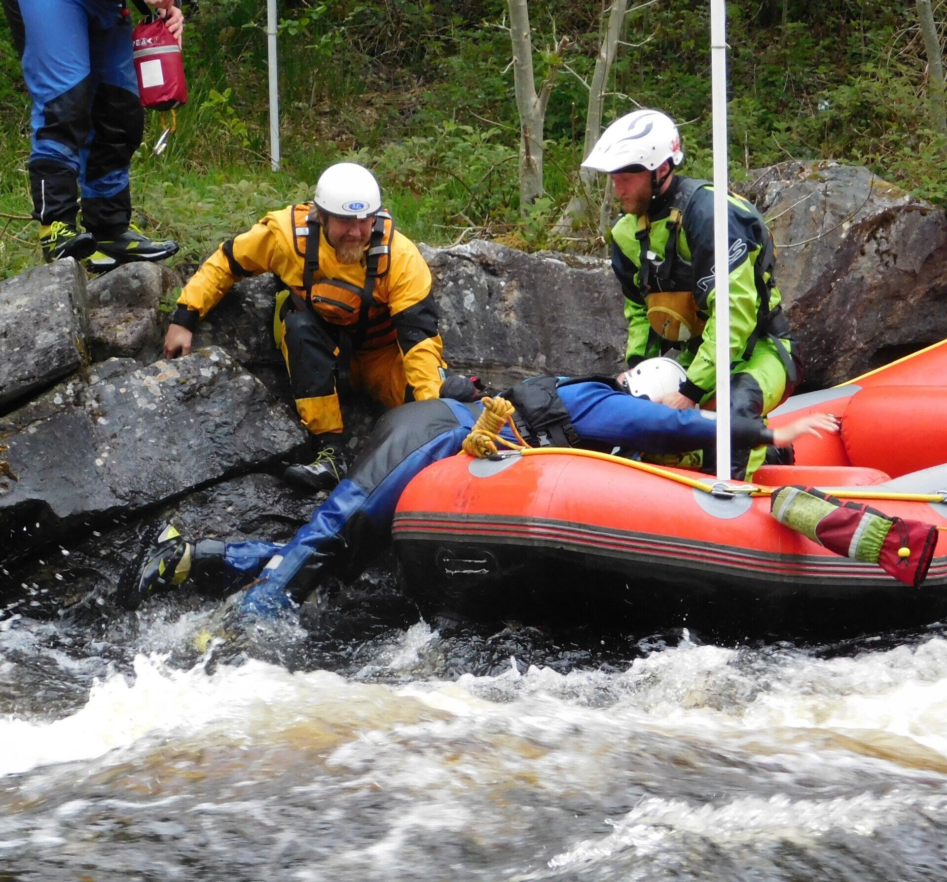 Rescue 3 Europe courses at Canolfan Tryweryn - NWWC