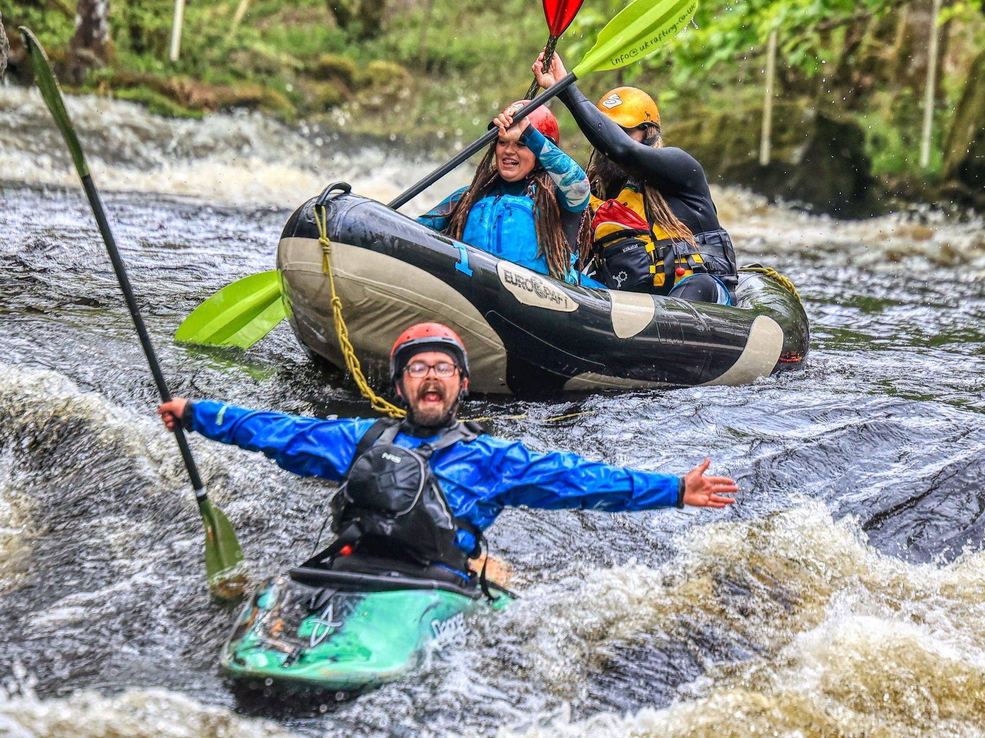 Raft Guide Training | White Water Centre | Wales, UK