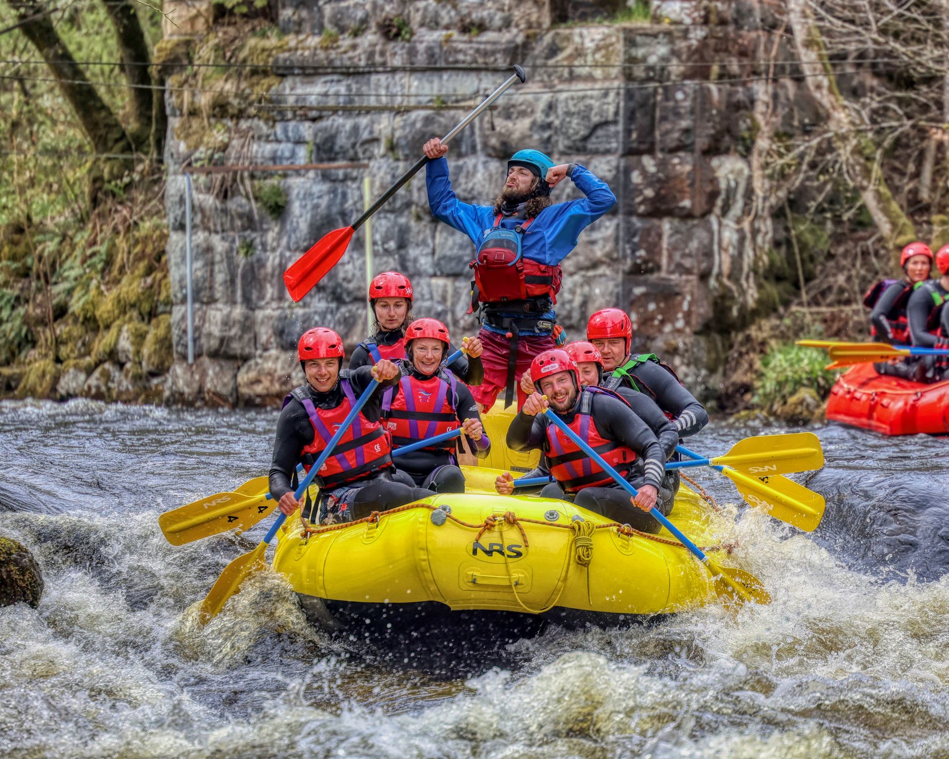 Rapid session - White Water Rafting in Snowdonia