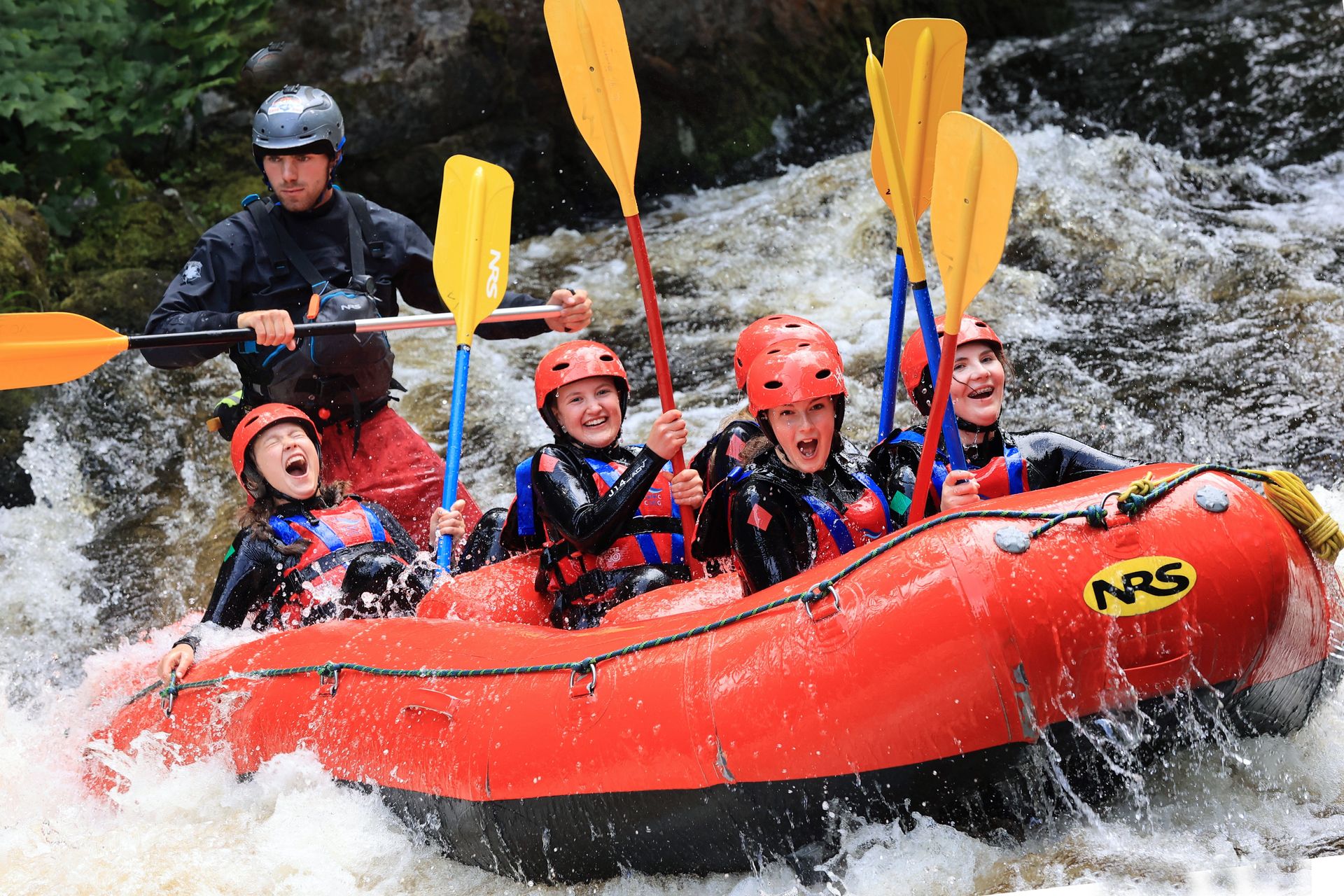 Rapid session - White Water Rafting in Snowdonia