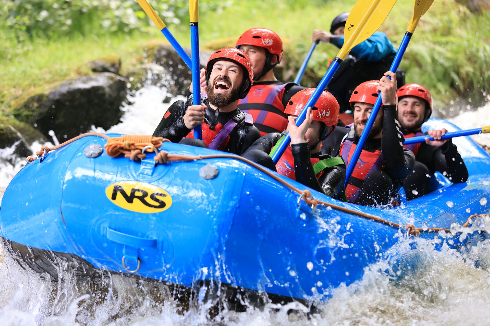 Rapid session - White Water Rafting in Snowdonia