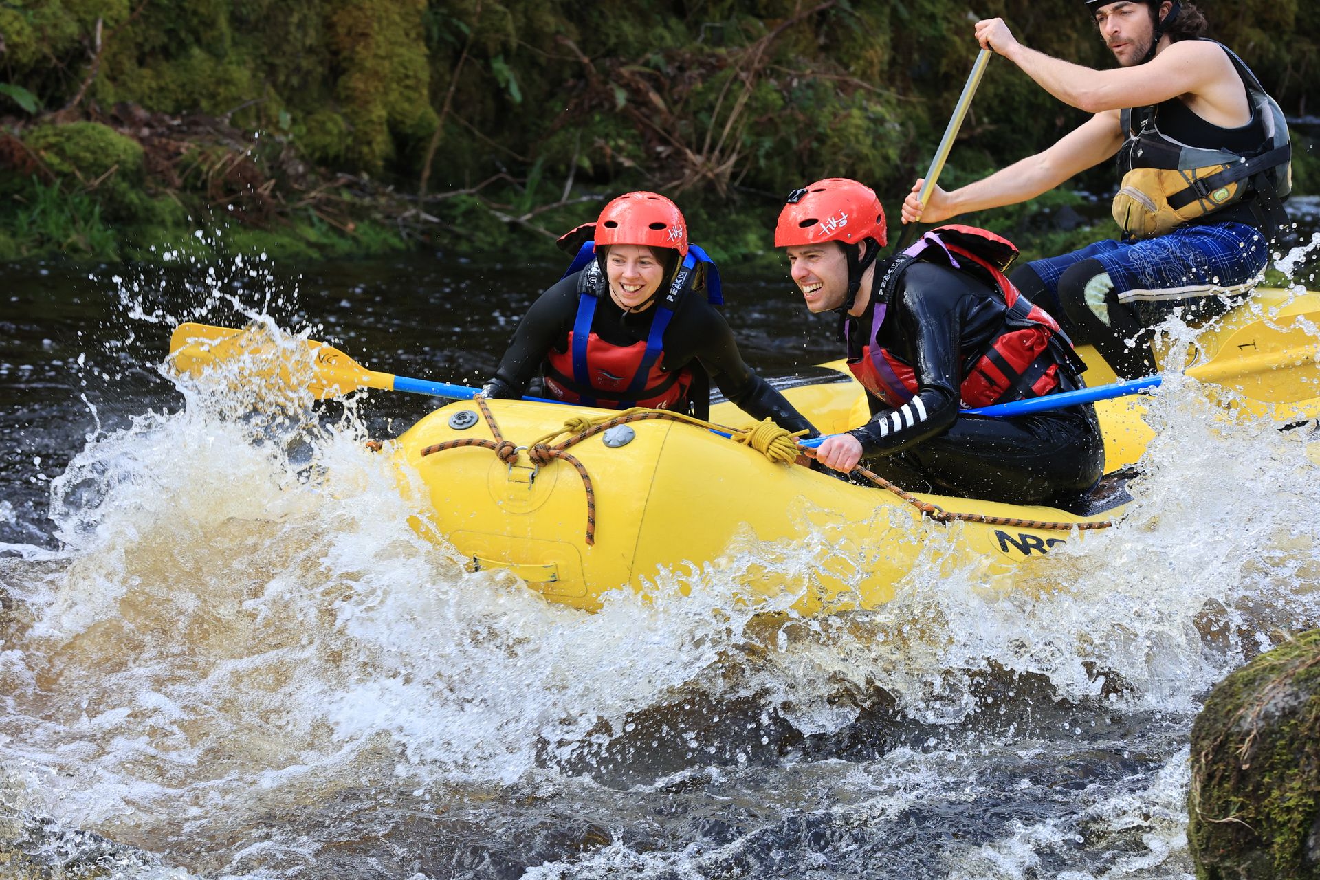 Rapid session - White Water Rafting in Snowdonia