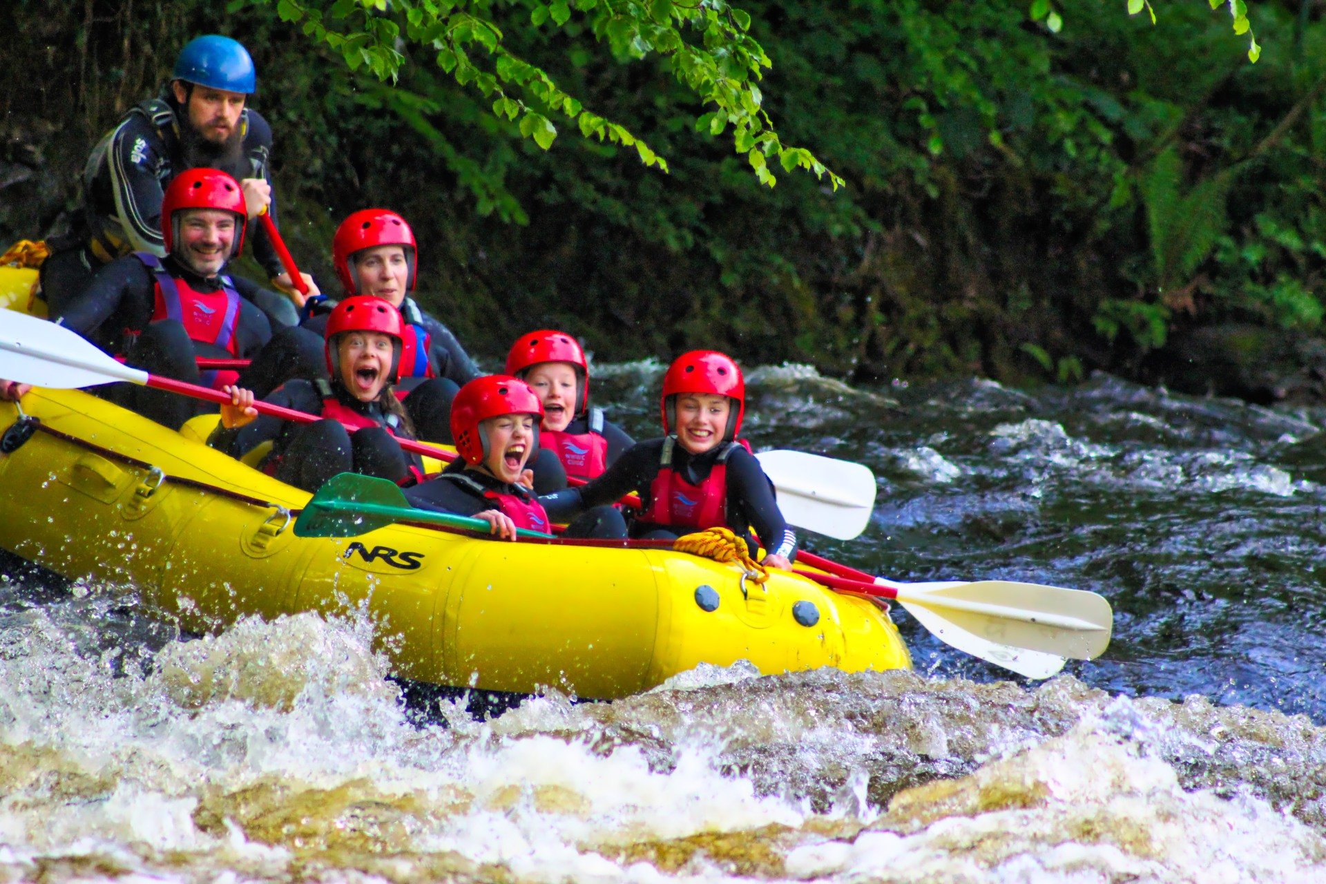 White Water Rafting Activities in Snowdonia, Wales