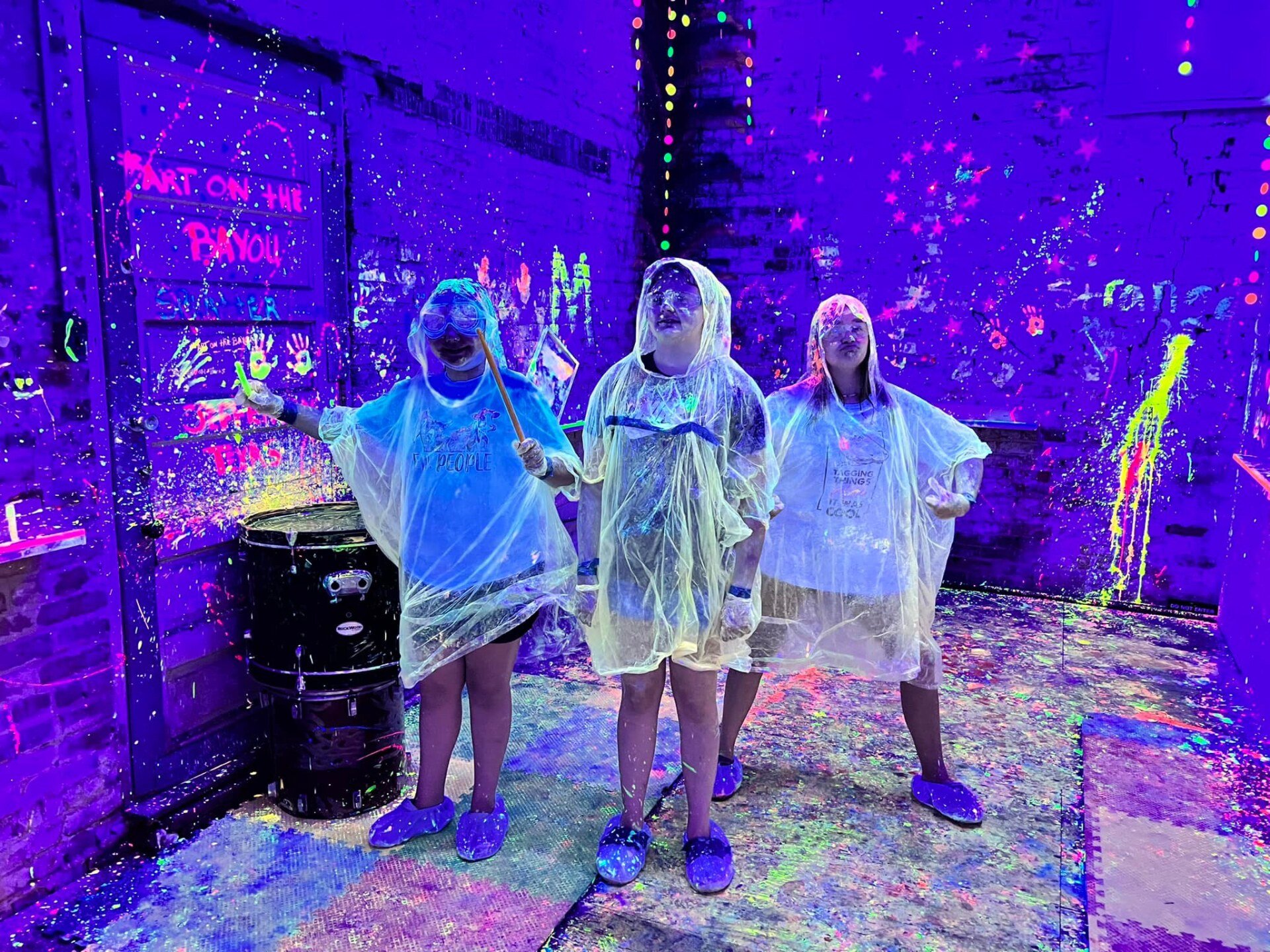 Splatter Room | Workshops | Parties | Art on the Bayou