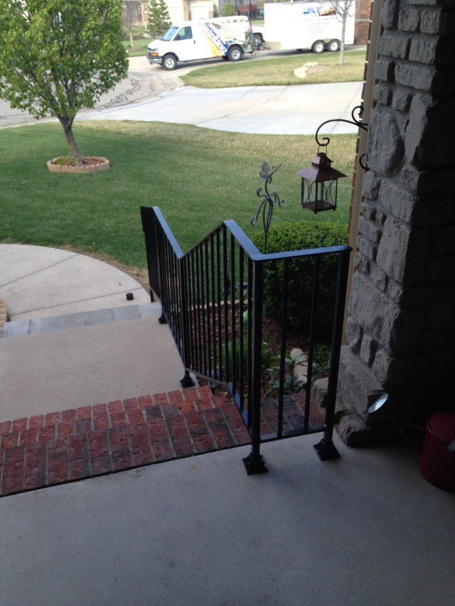 Iron Hand Railing | Wichita, KS | Stephens Fence