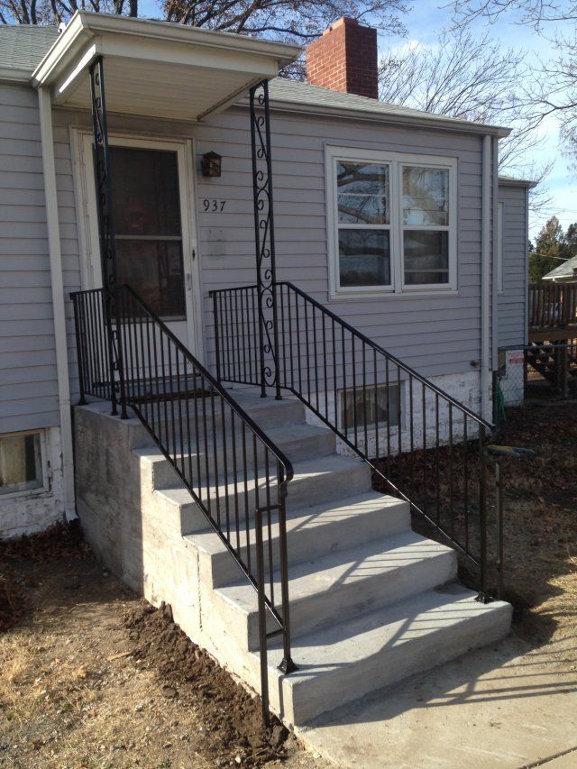 Iron Hand Railing | Wichita, KS | Stephens Fence
